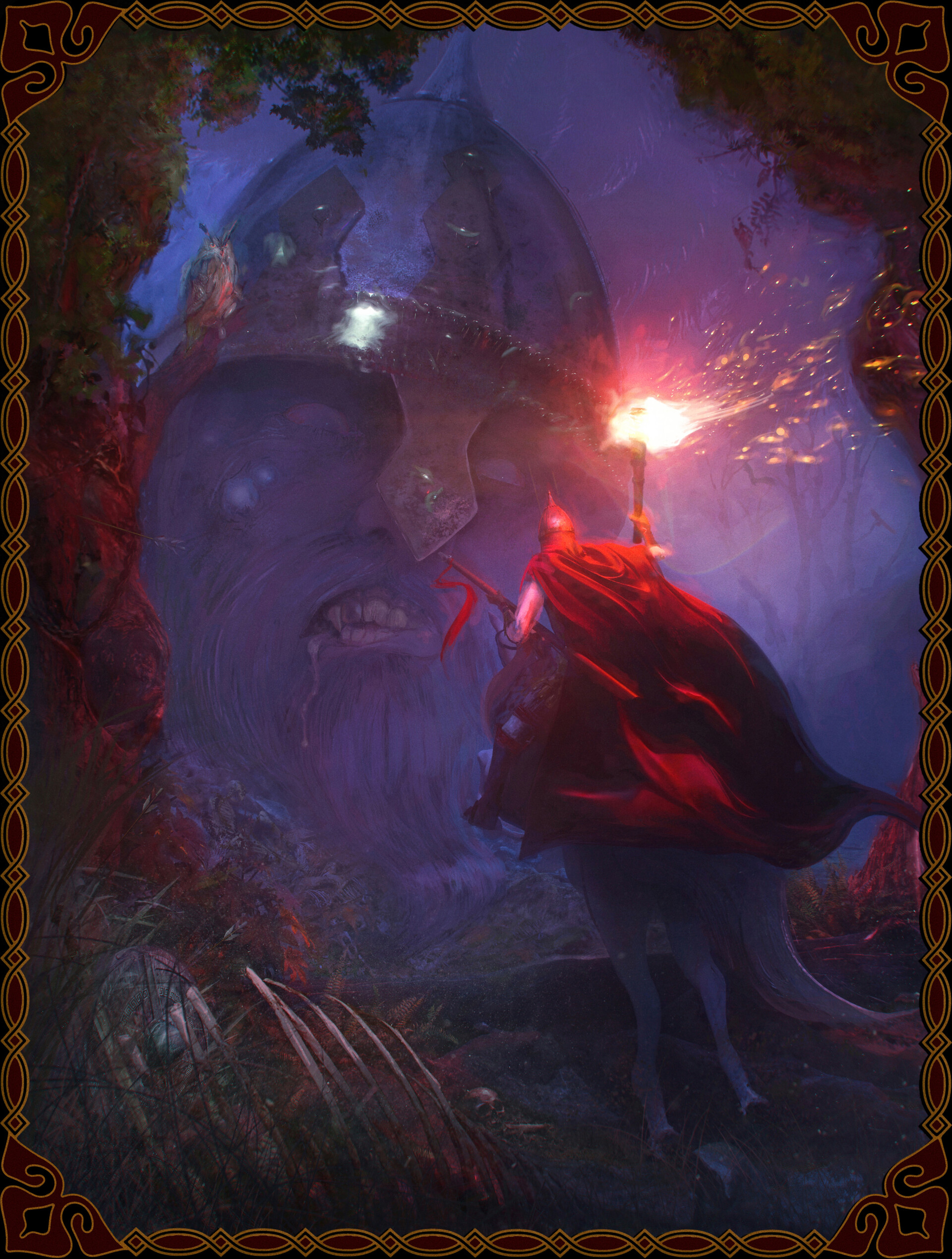 ArtStation - Battle with the severed head