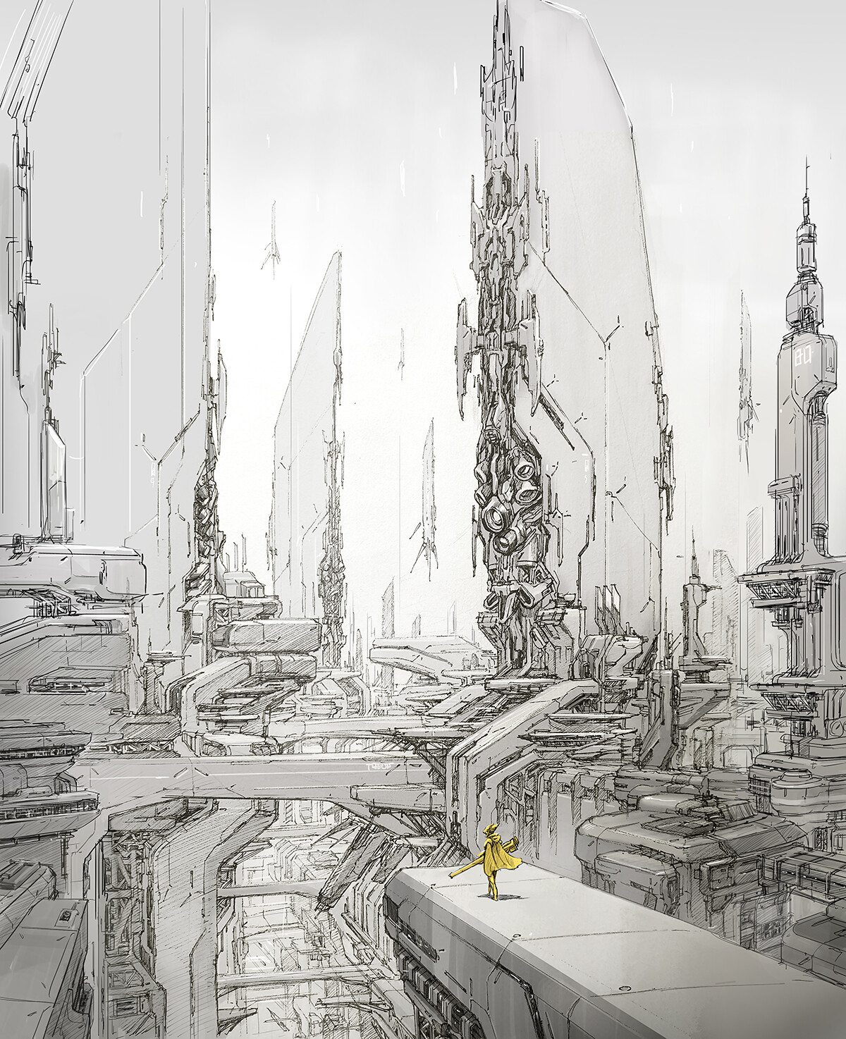 Future City by Won Jun Tae : r/ImaginaryCityscapes