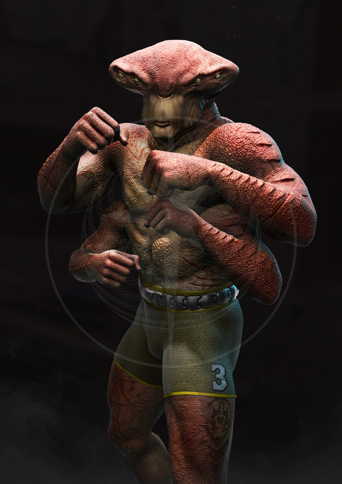 ArtStation - Strong Alien