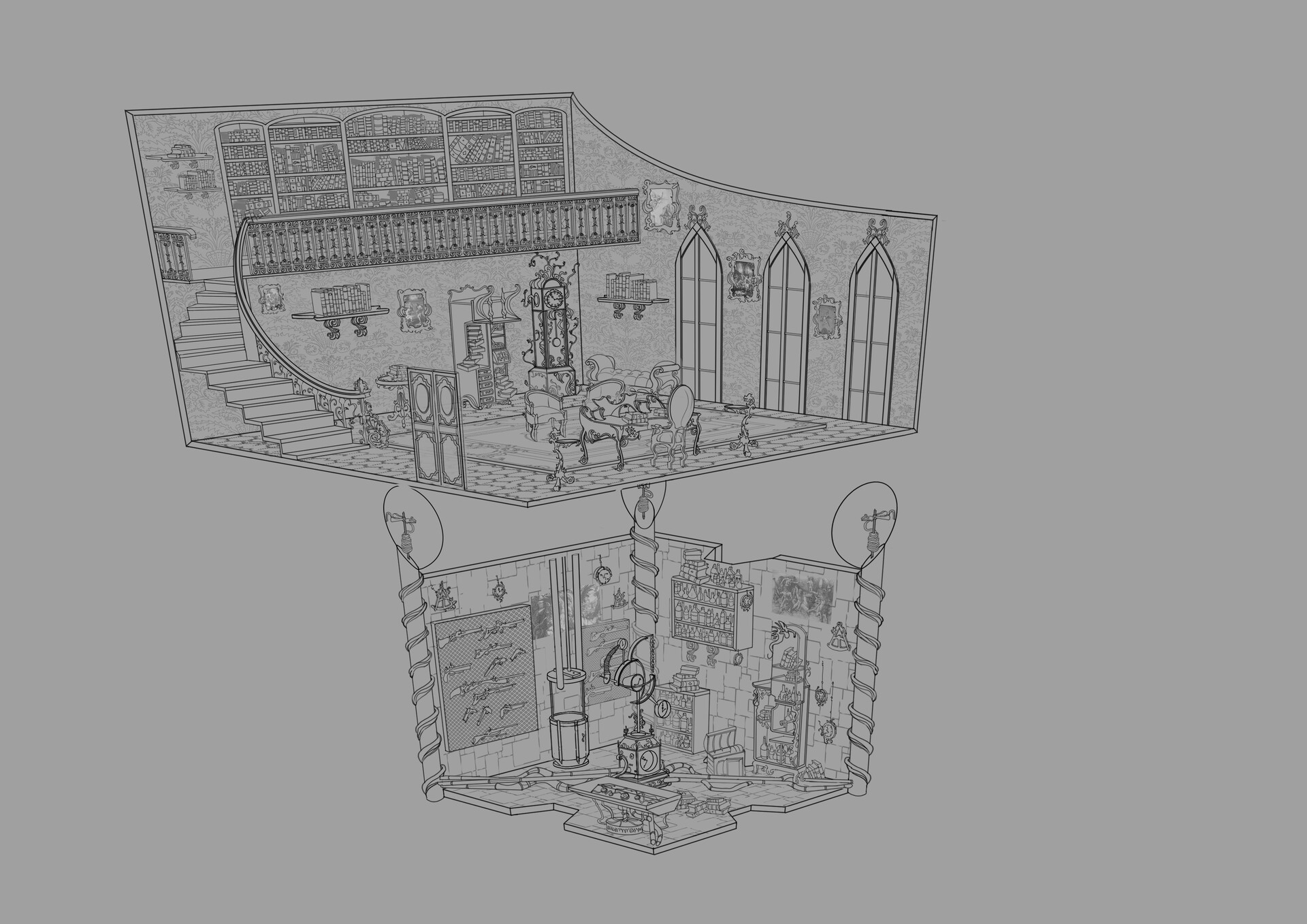 van helsing frankenstein lab