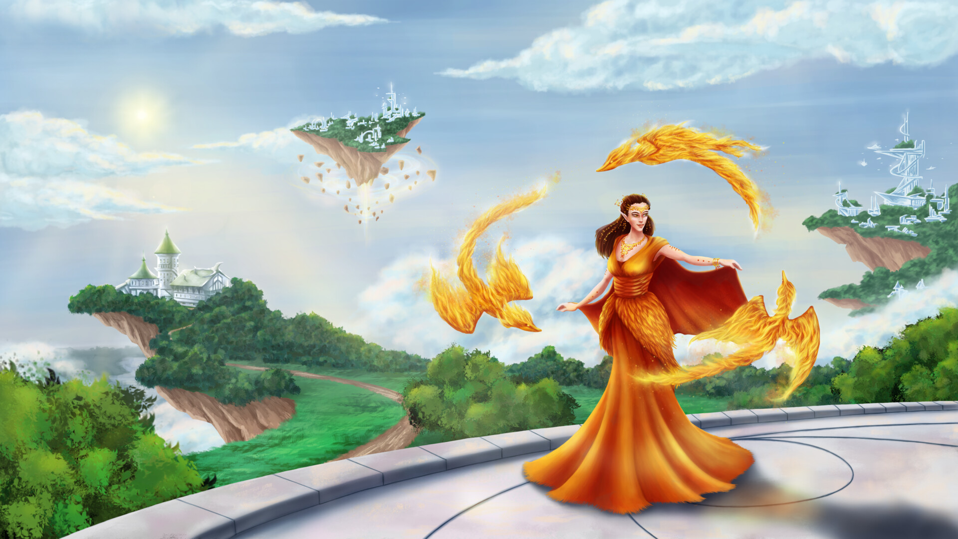 ArtStation - Sun dance