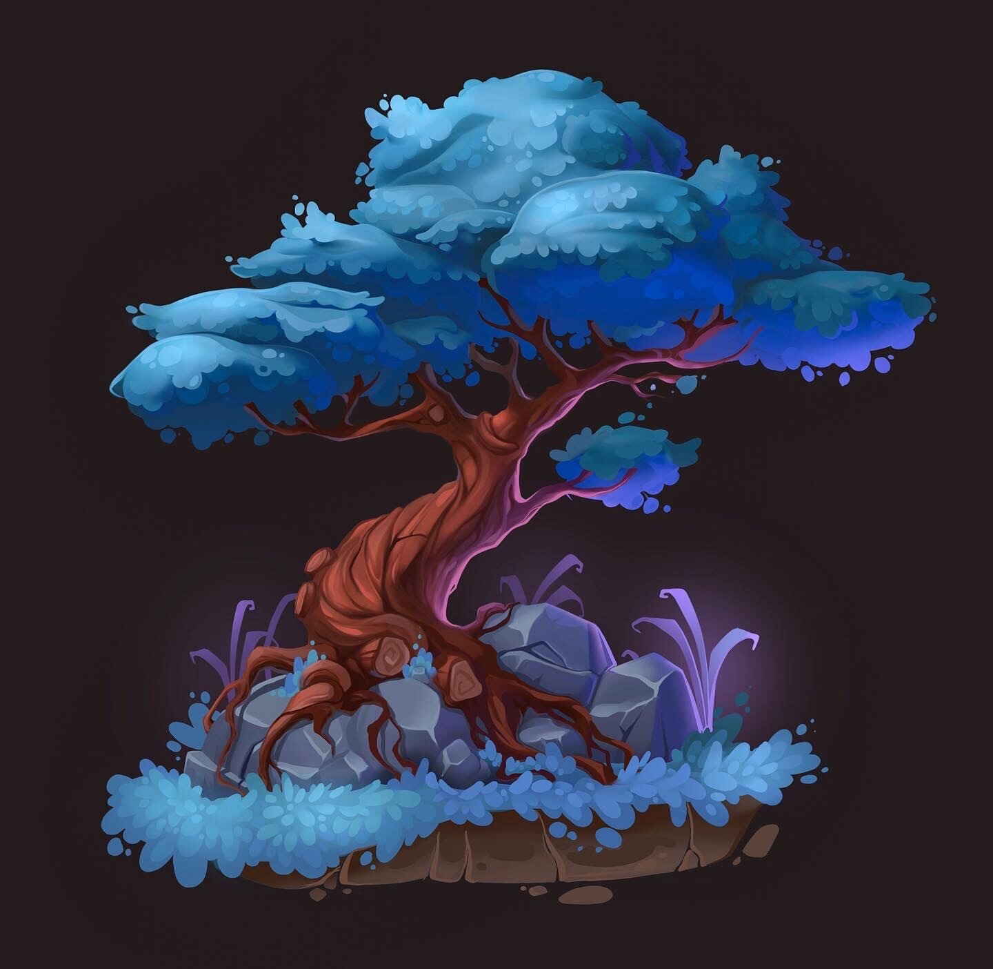 ArtStation - Magic casual tree 🌳