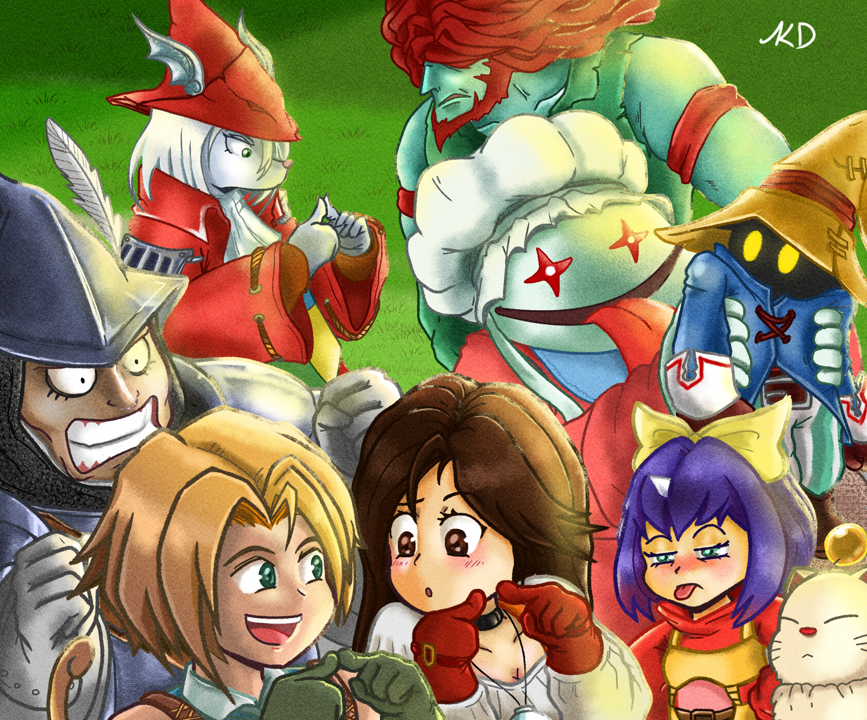 ArtStation - Final Fantasy IX Illustration