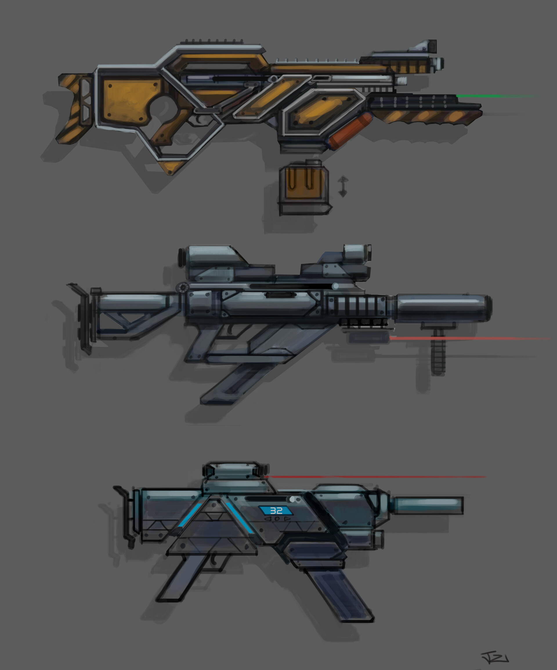 ArtStation - concept guns