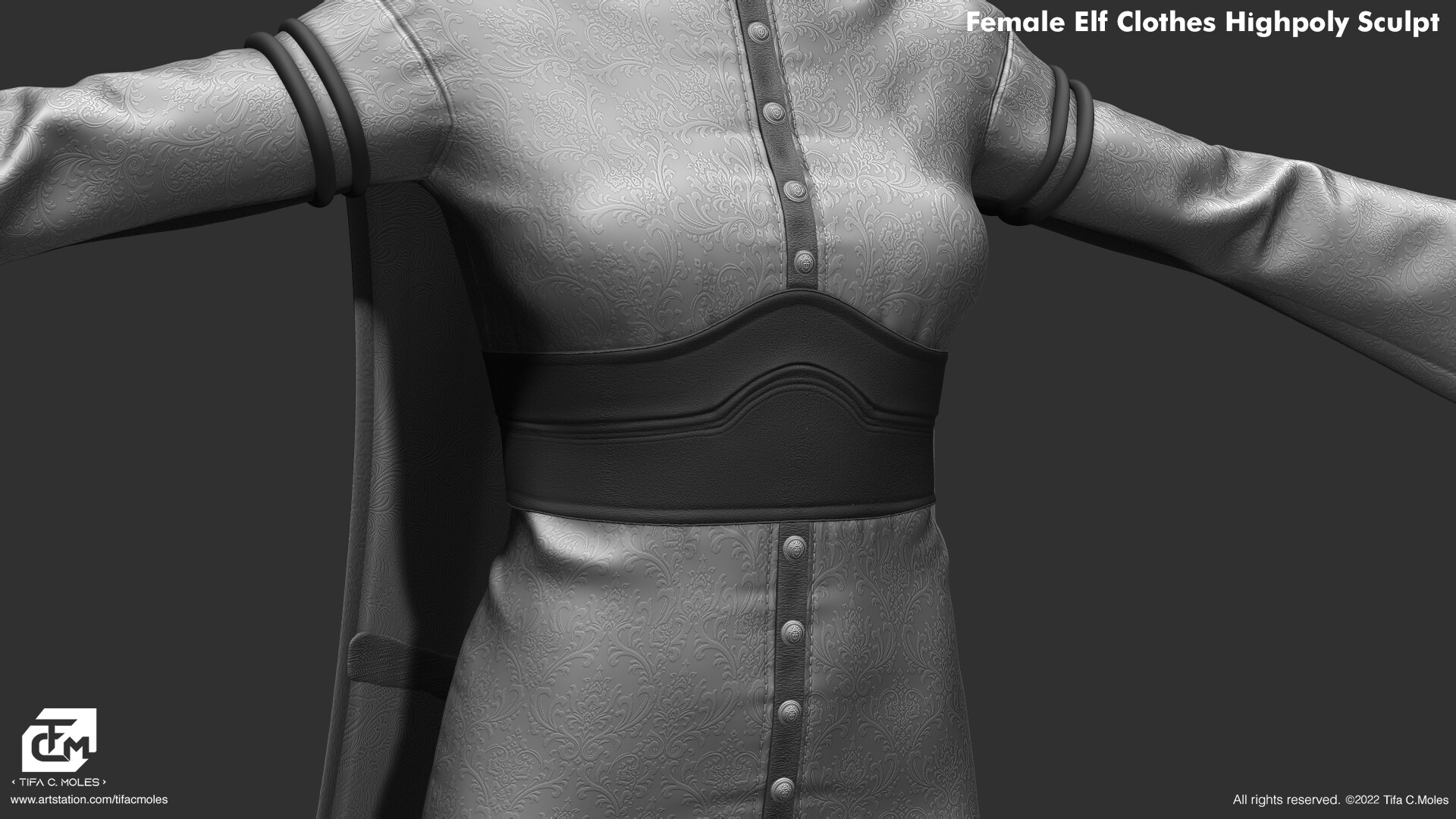 Tifa C. Moles - Hyper-Realistic Female Elf Avatar Sets (Head and Clothes)