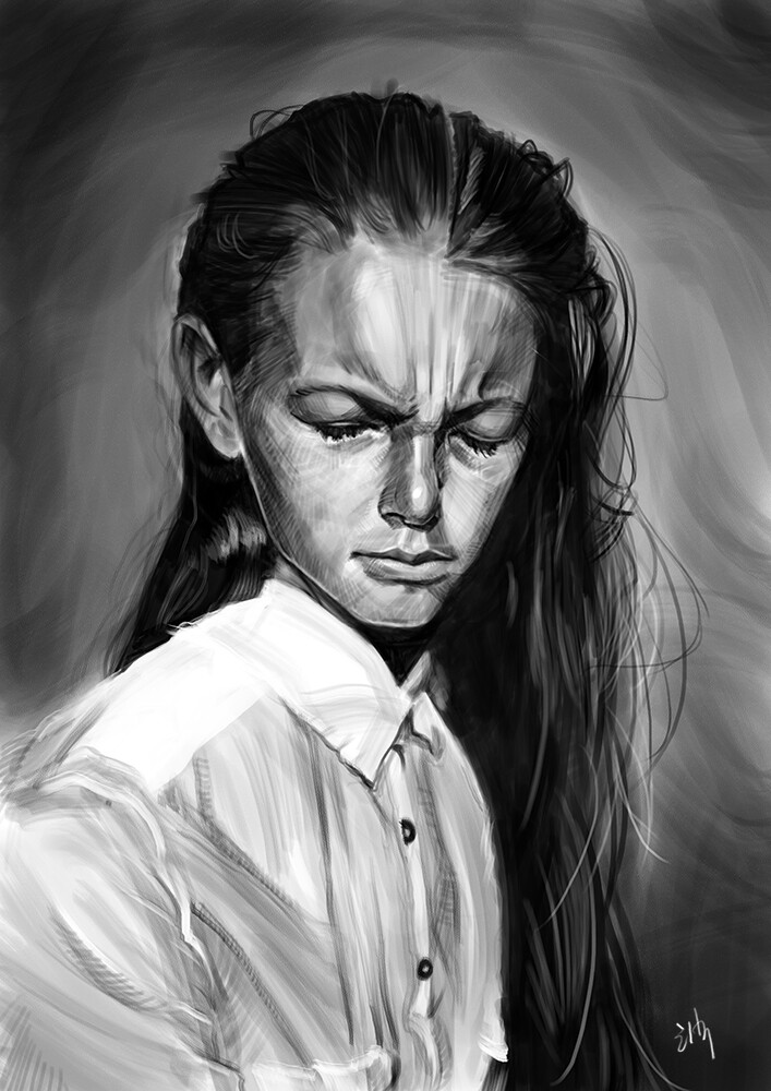 ArtStation - Portrait study~002