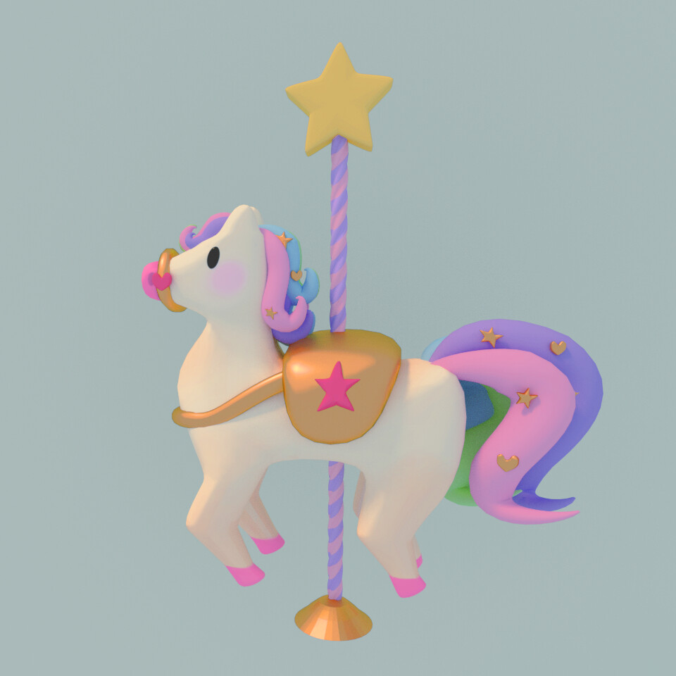 ArtStation - Carousel pony
