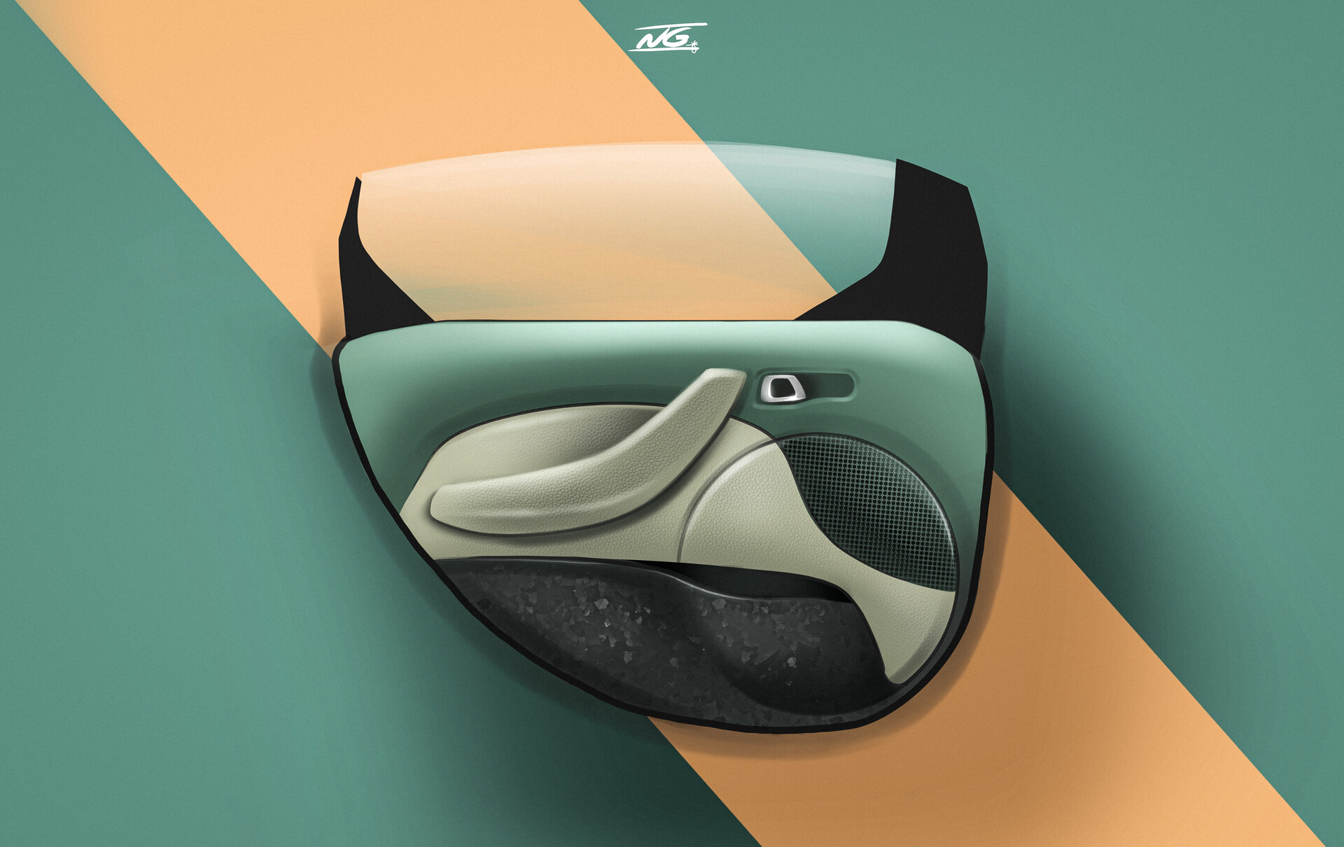 ArtStation - Hatchback rear door panel concept