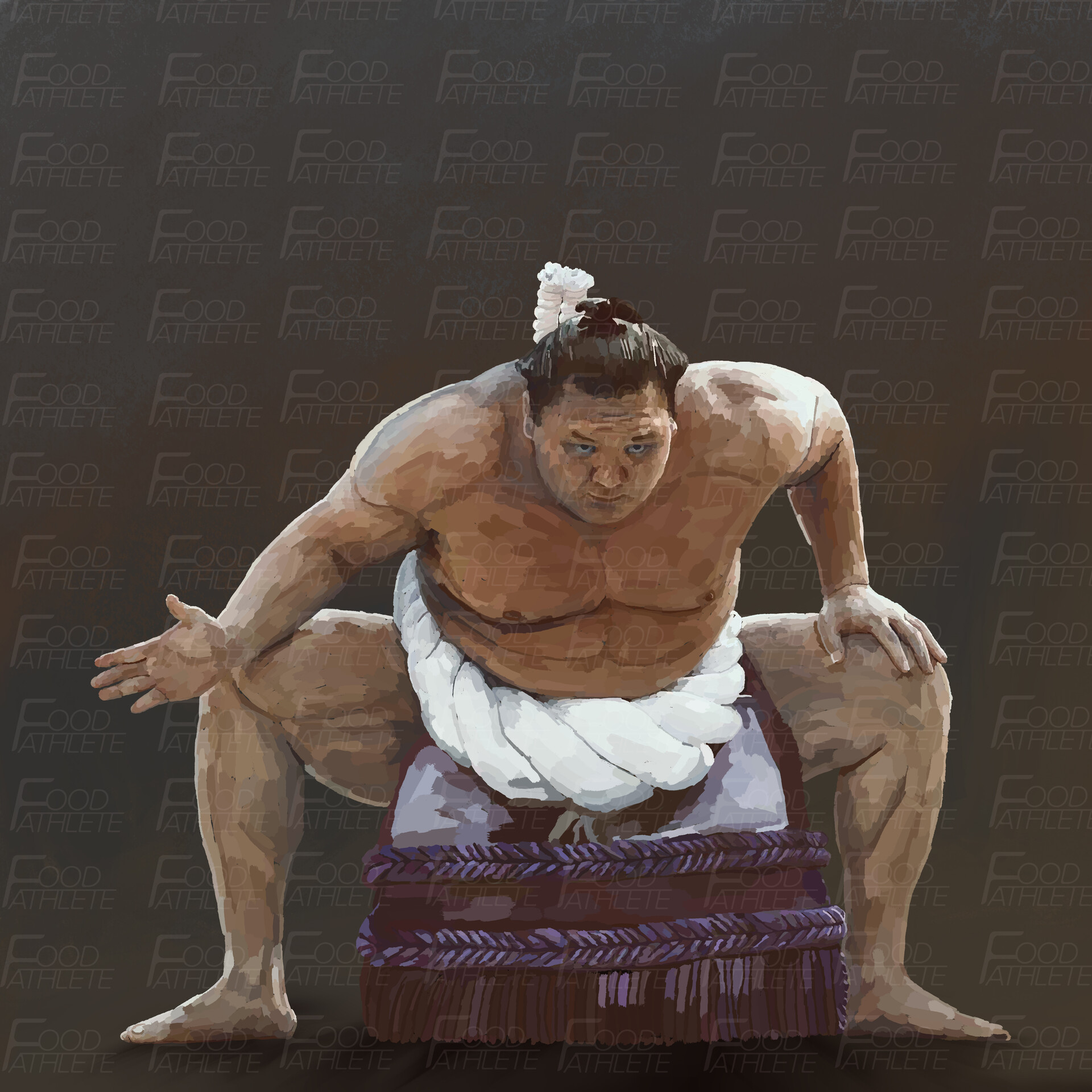 ArtStation - 69th Yokozuna Hakuhō Shō Painting