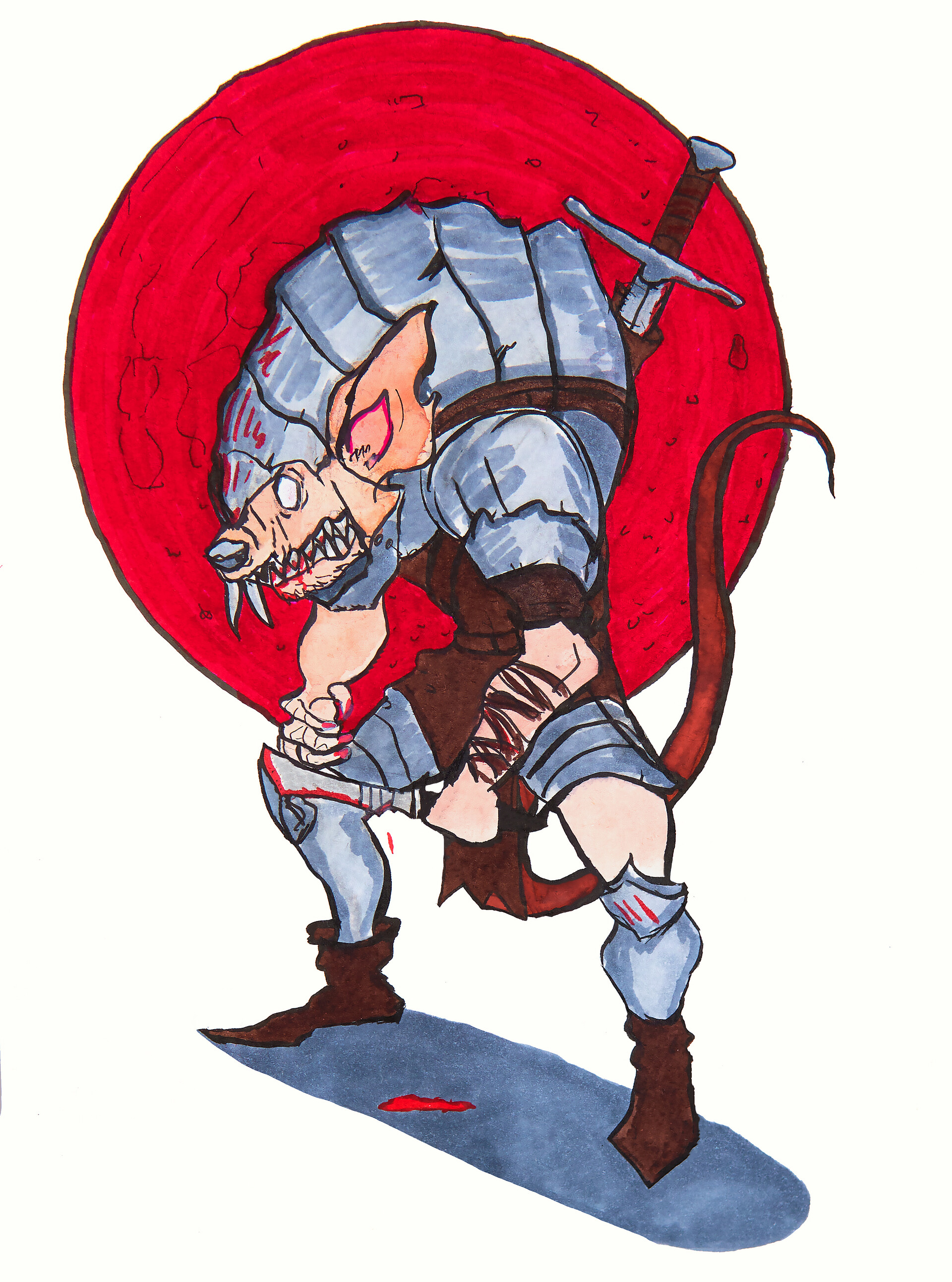 ArtStation - Rat Warrior