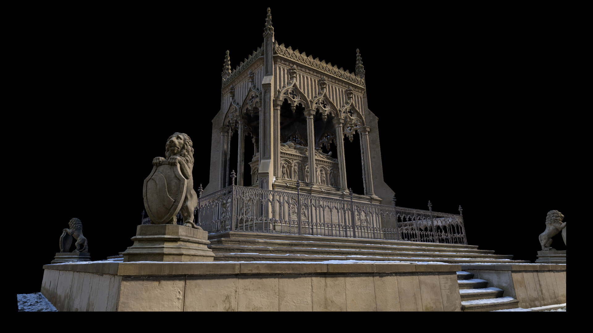 ArtStation - Neo-Gothic mausoleum (Photogrammetry object)