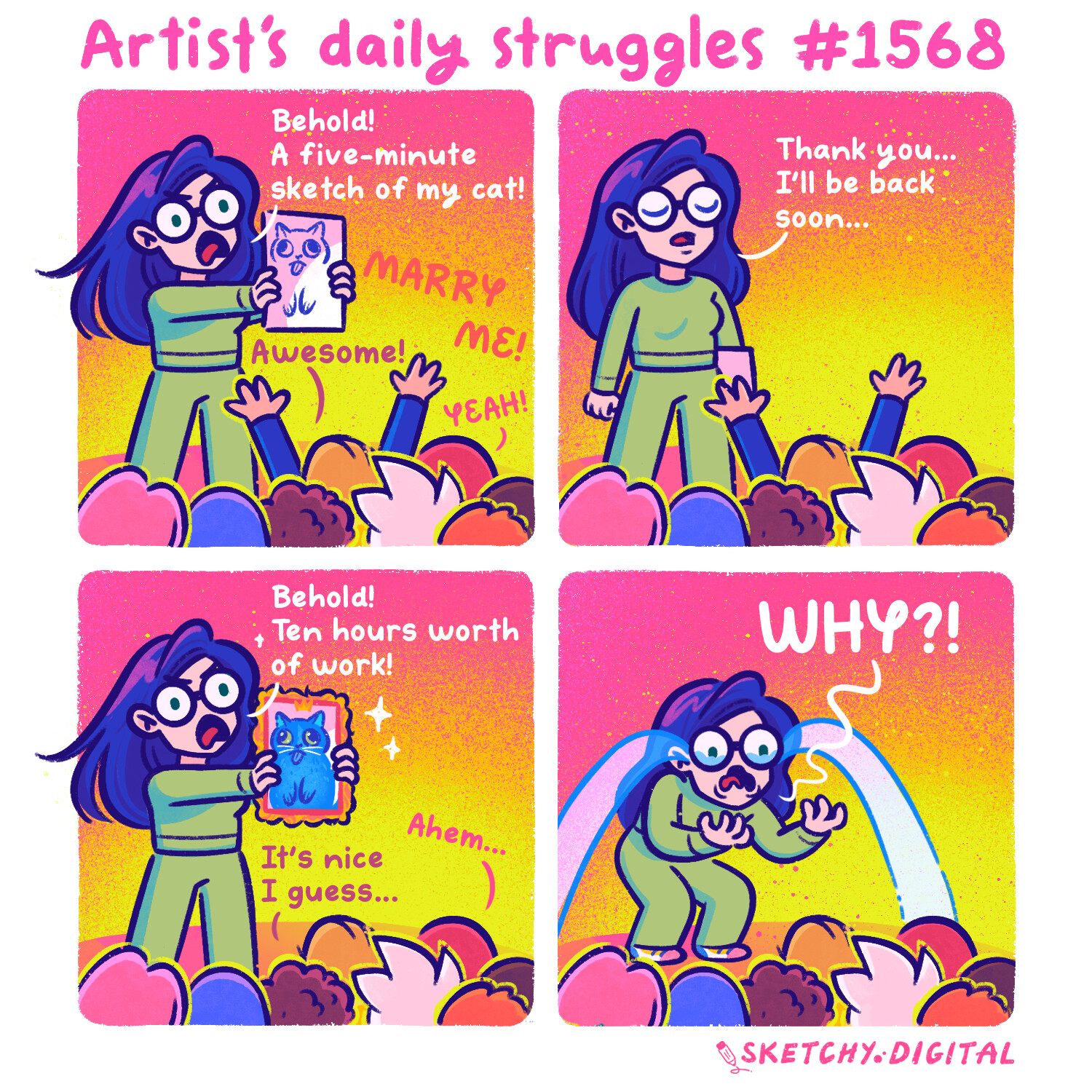 ArtStation - Artist's daily struggles