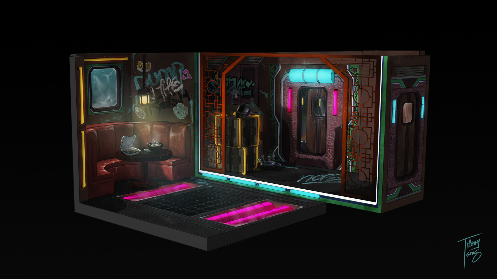 ArtStation - Sci-Fi Room