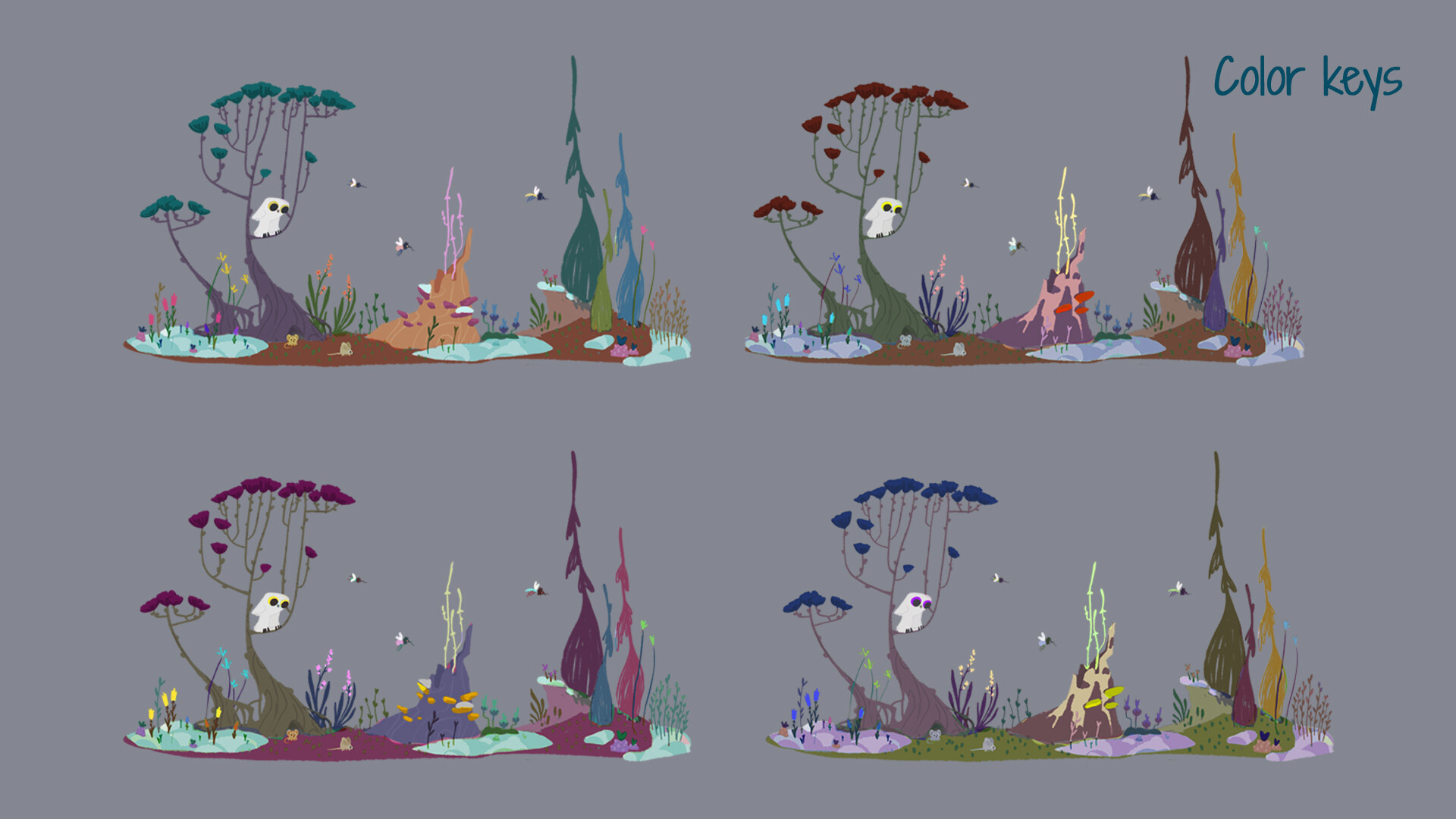 ArtStation - Color keys