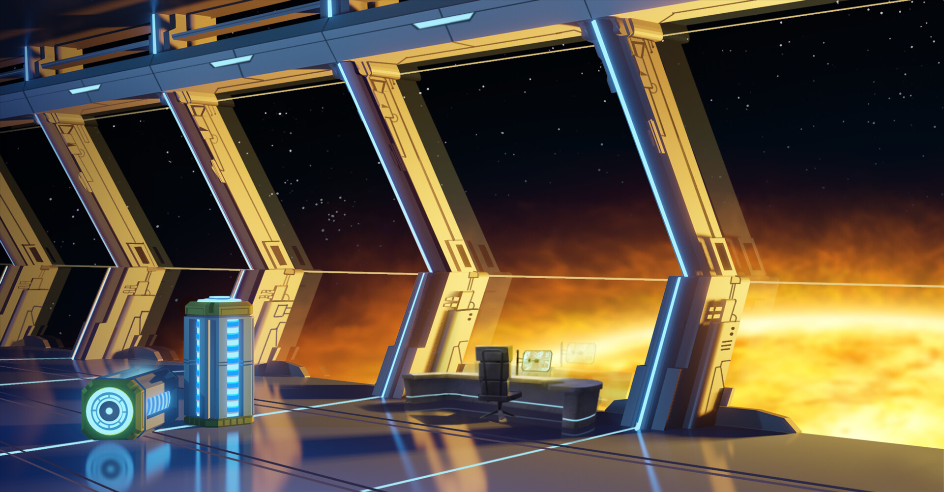 ArtStation - Sci-fi Background