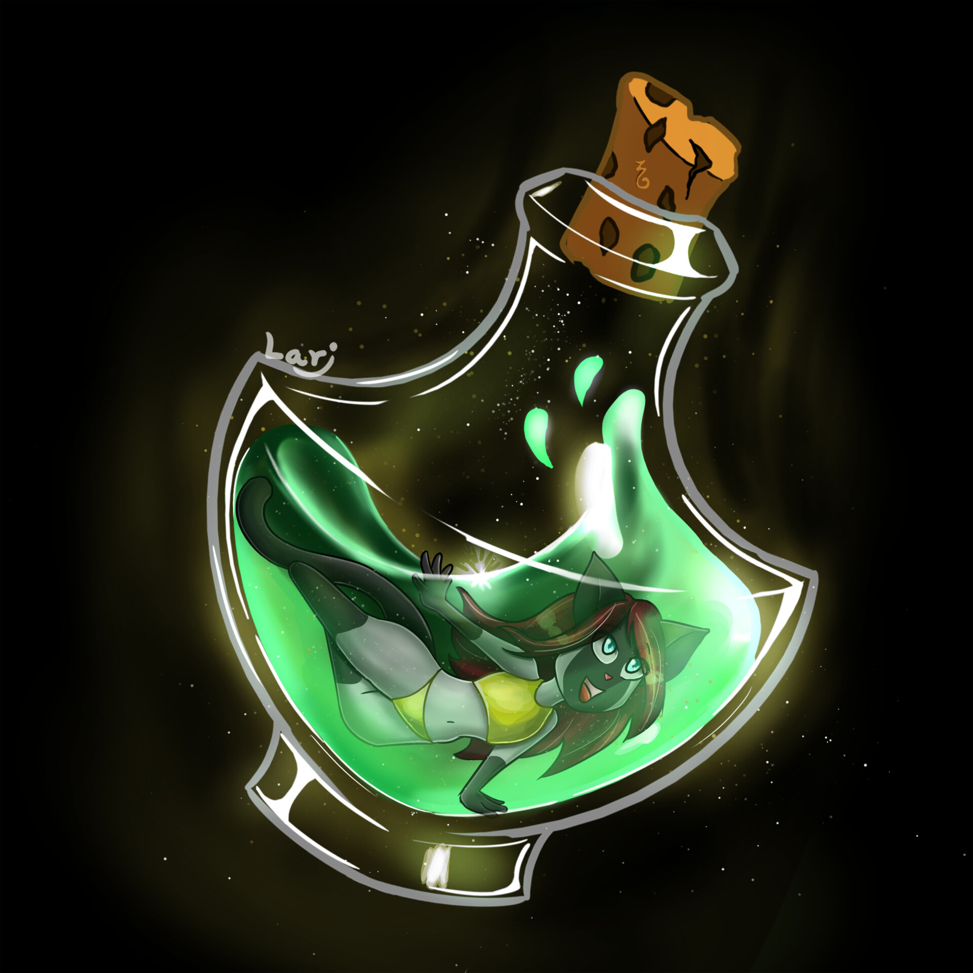 ArtStation - Cat Potion