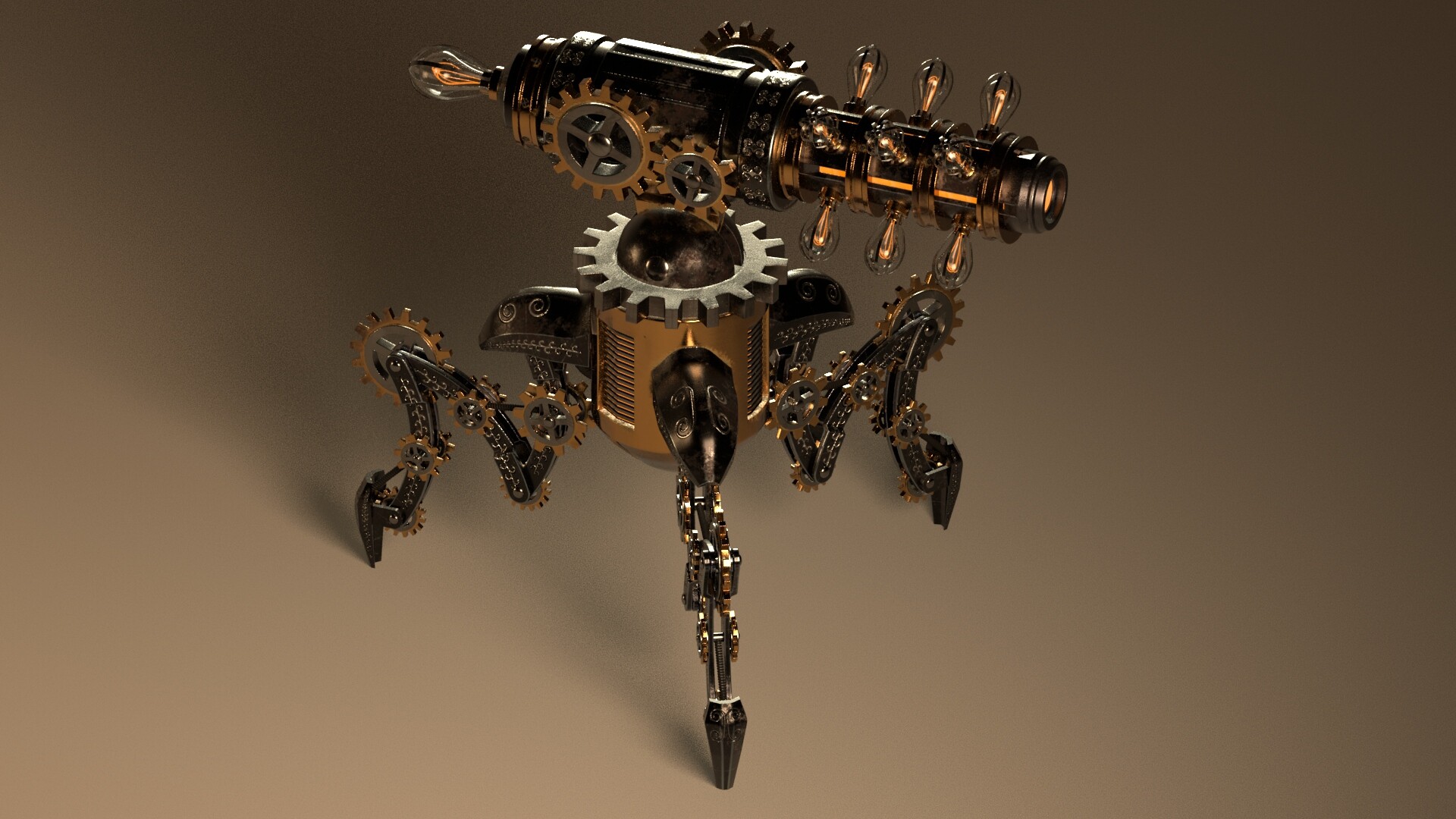 ArtStation - Steampunk Cannon