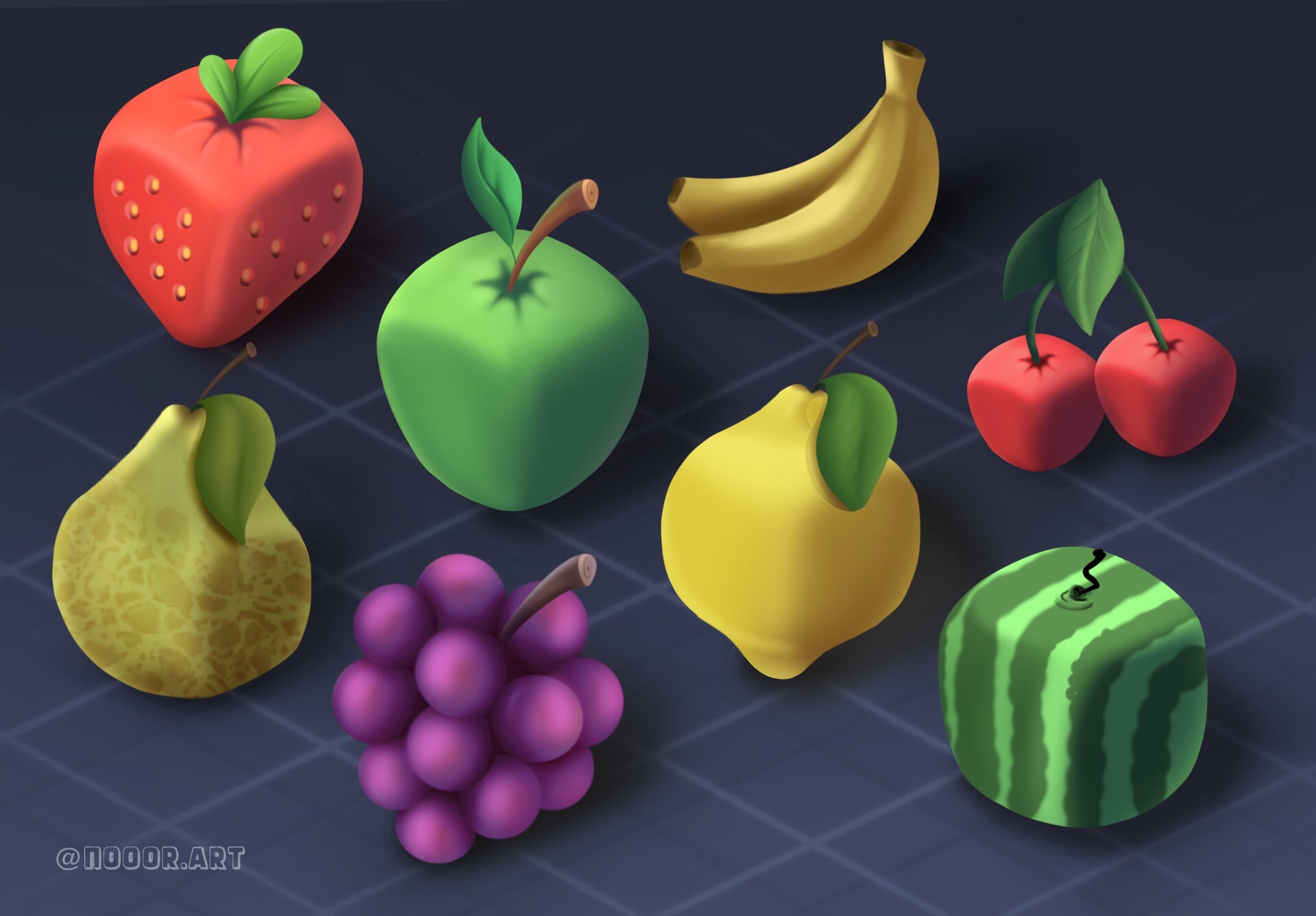 ArtStation - Fruits Assets