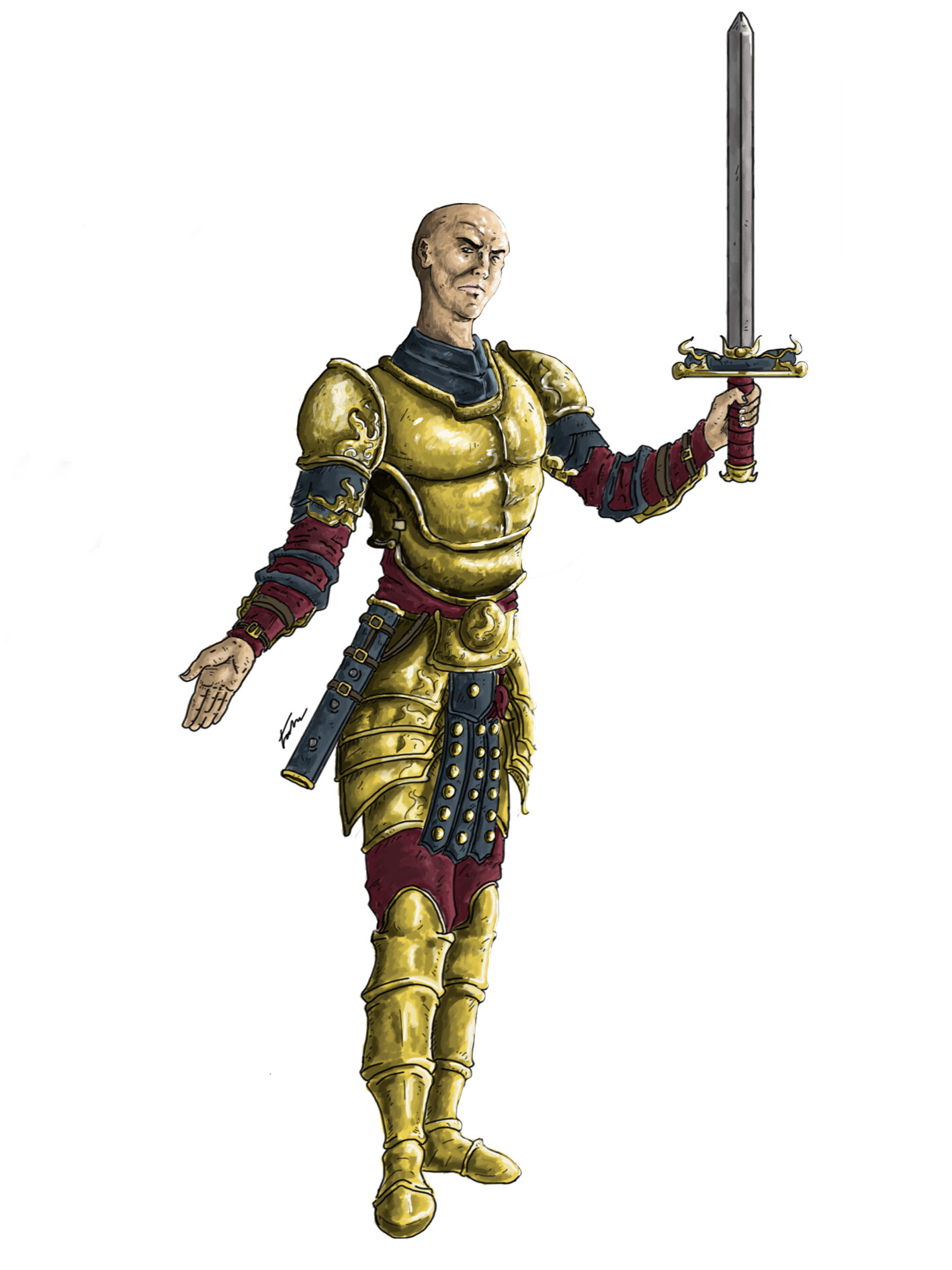 ArtStation - Knight Concept Character Design