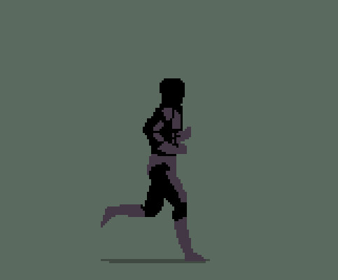 ArtStation - jogging animation sketch
