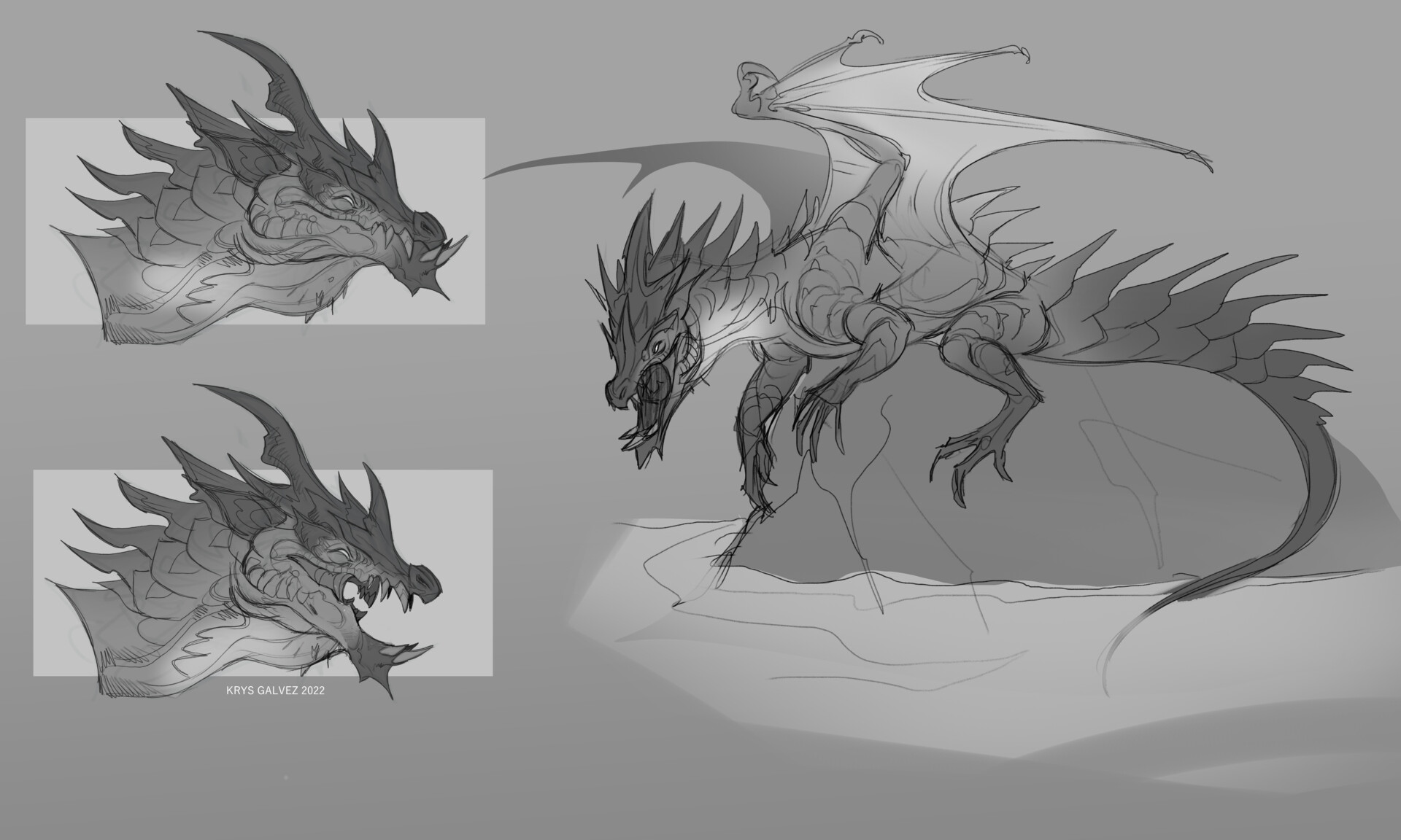 ArtStation - Dragon Concept