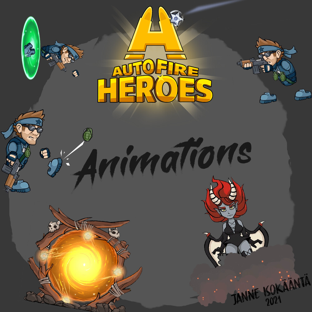 Janne Isokääntä - Autofire Heroes Animations