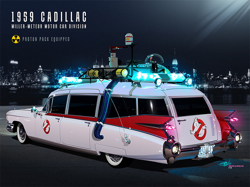 ArtStation - 1959 Cadillac - Ecto 1