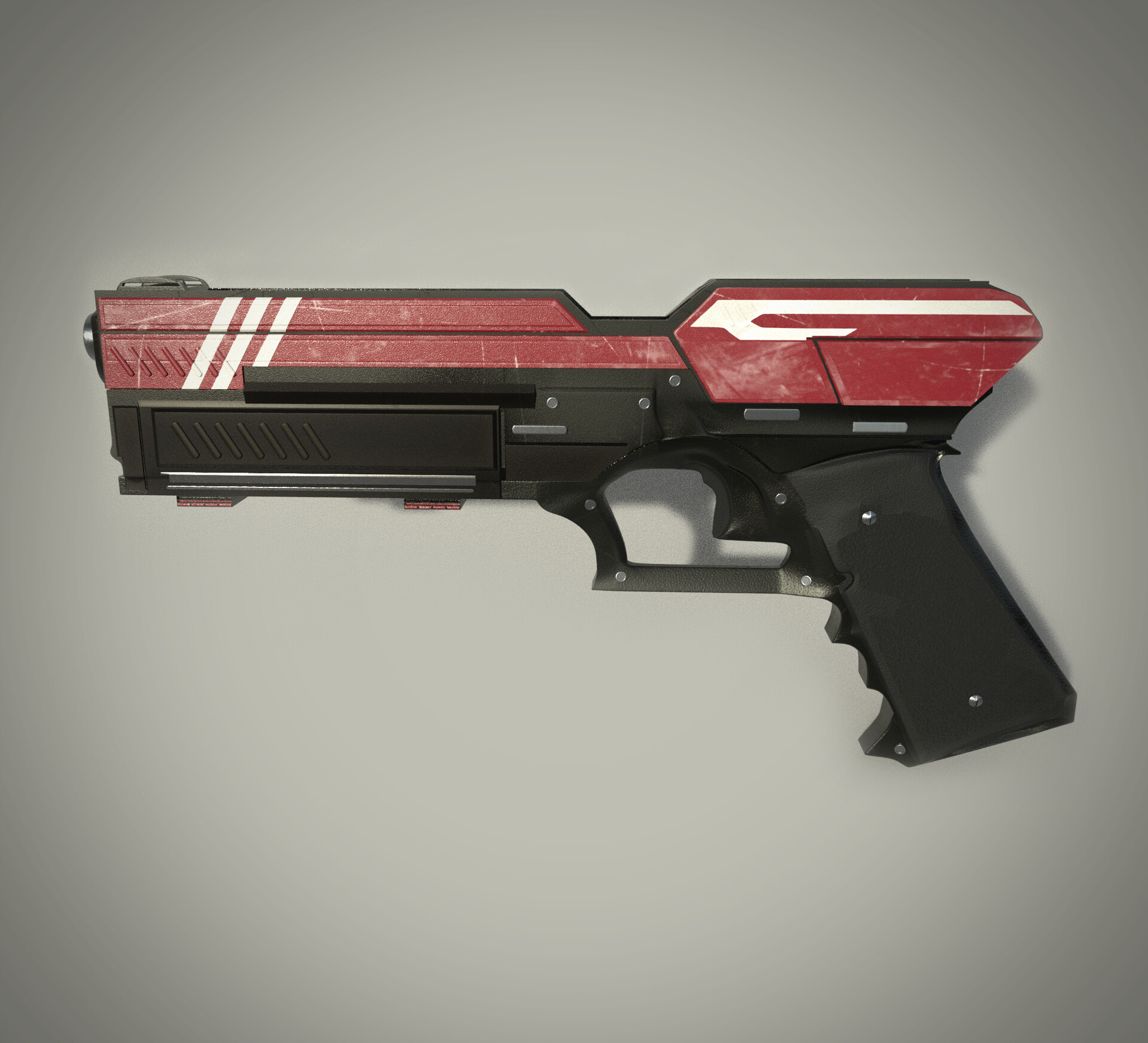 ArtStation - Red HandGun