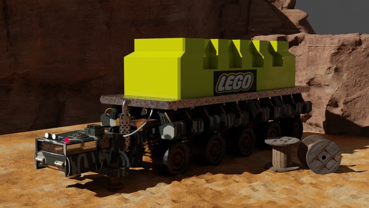ArtStation - lego_truck