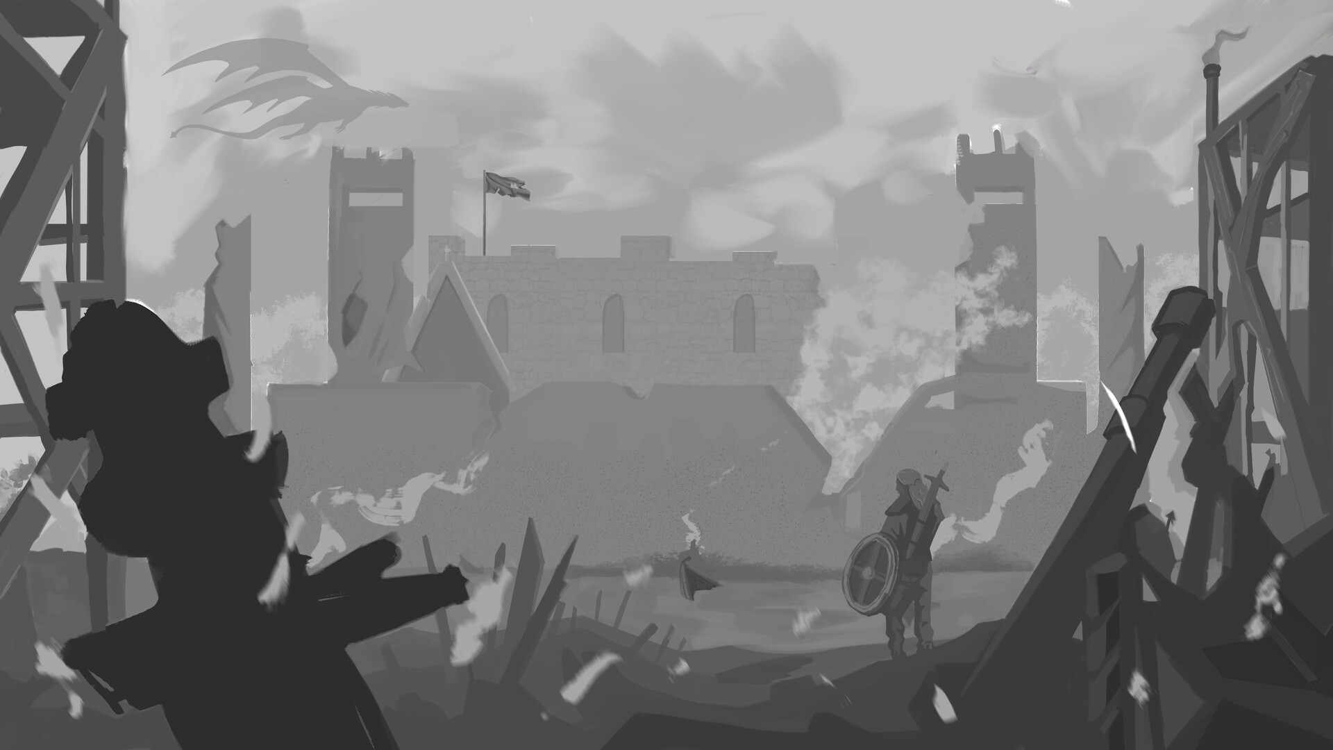 ArtStation - Grayscale Concept Designs, 2021