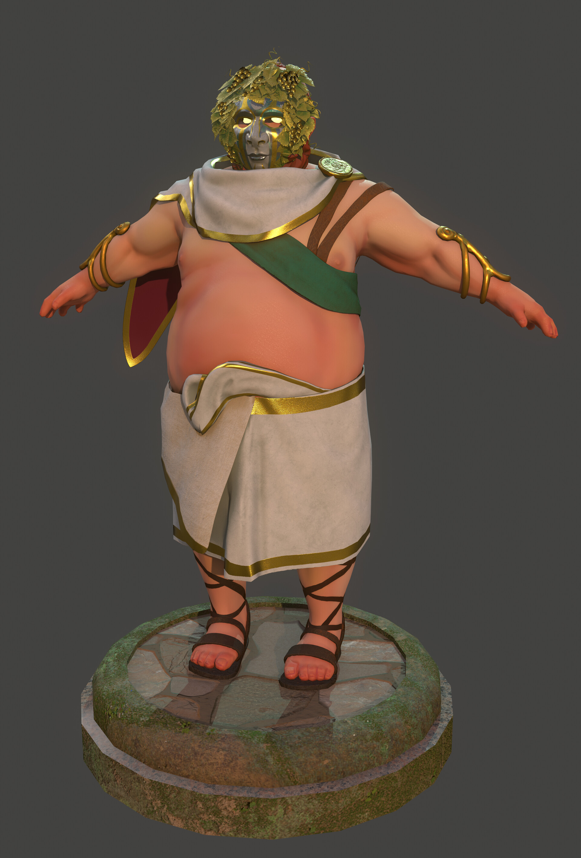 Dionysus God Of Wine Costume