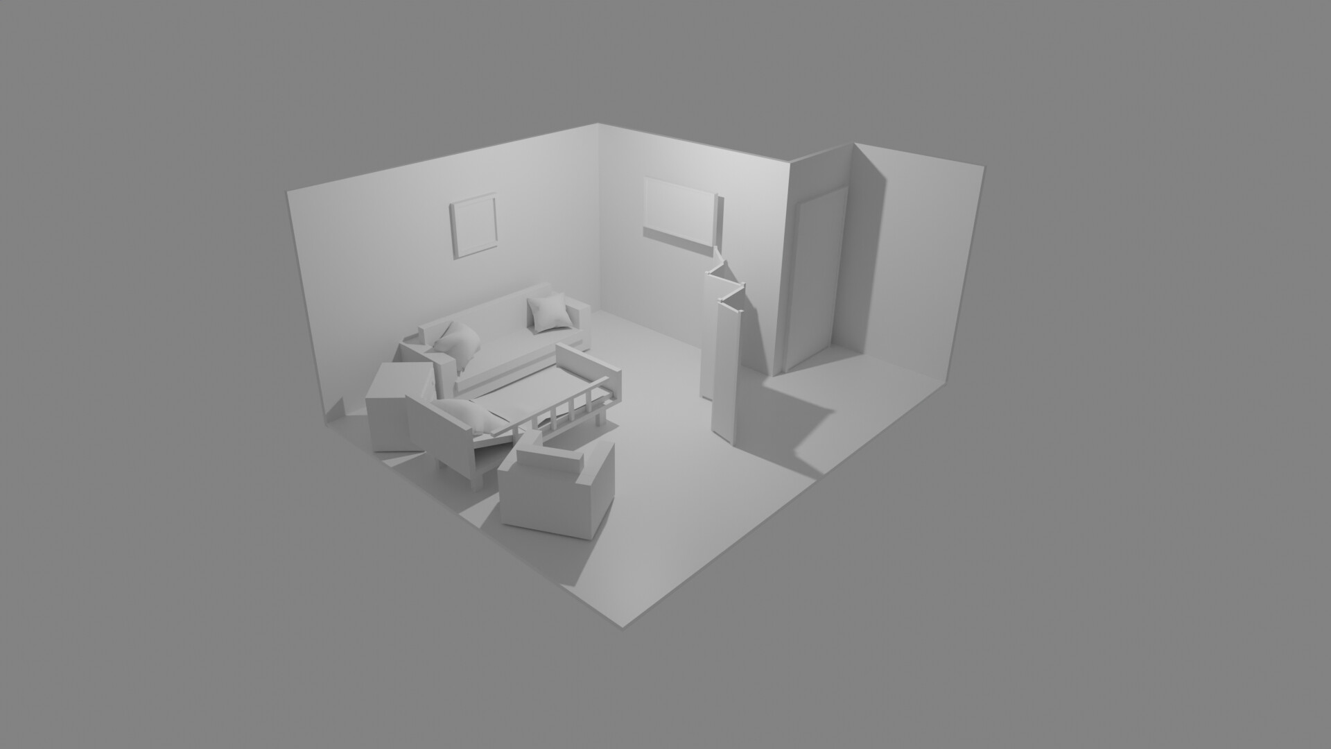 ArtStation - Hospital 3D Room