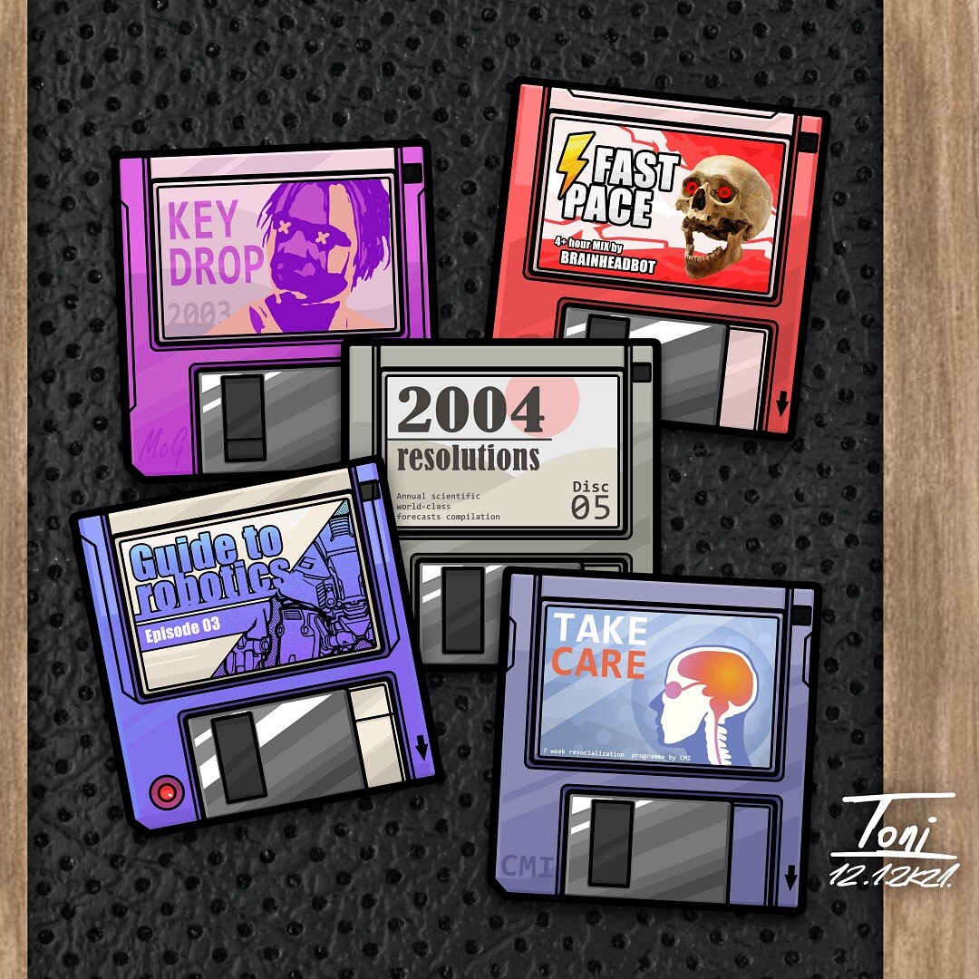 ArtStation - Floppy disks