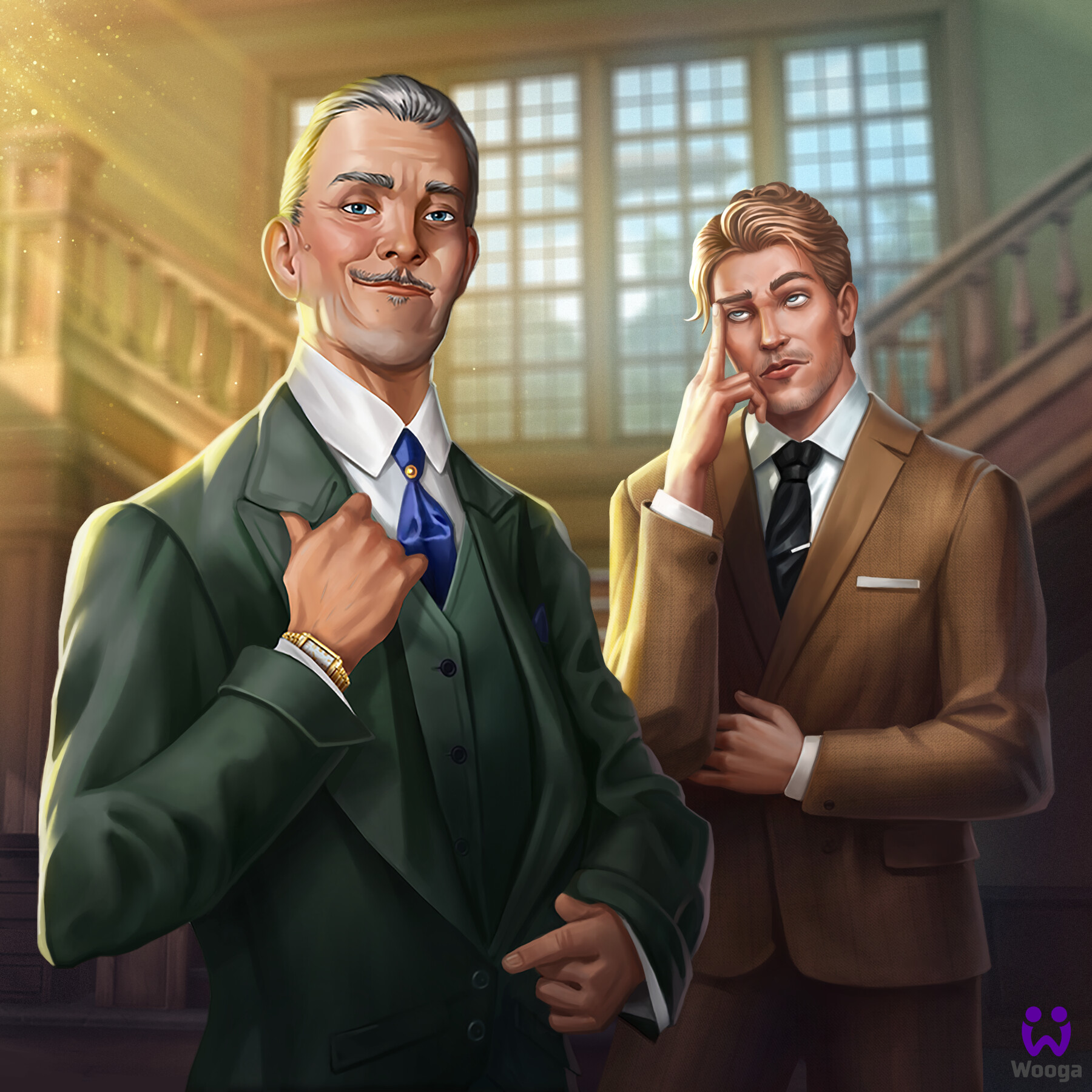 AAA Game Art Studio - 2D characters, lord Belcham & Nathaniel Hawke ...