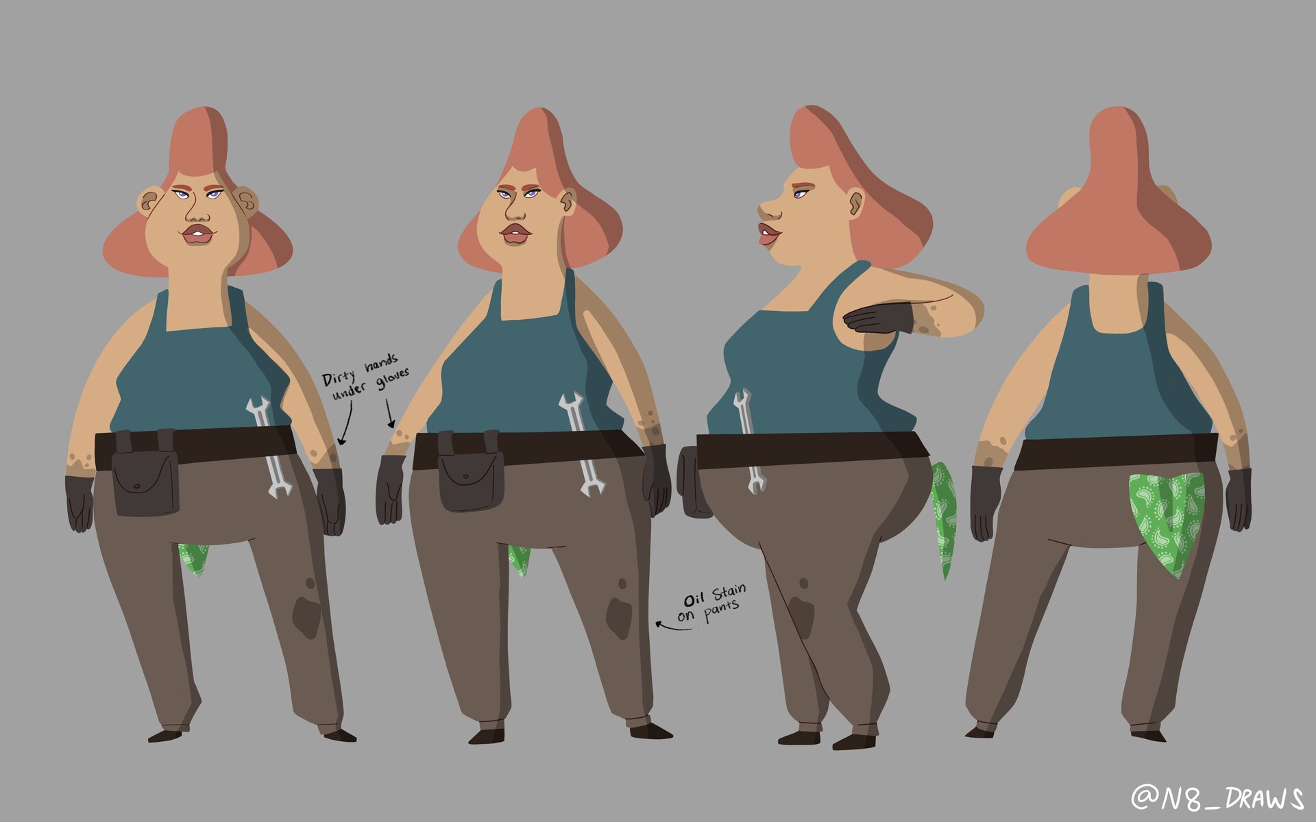 ArtStation - Character Design - Mechanic Concept Art