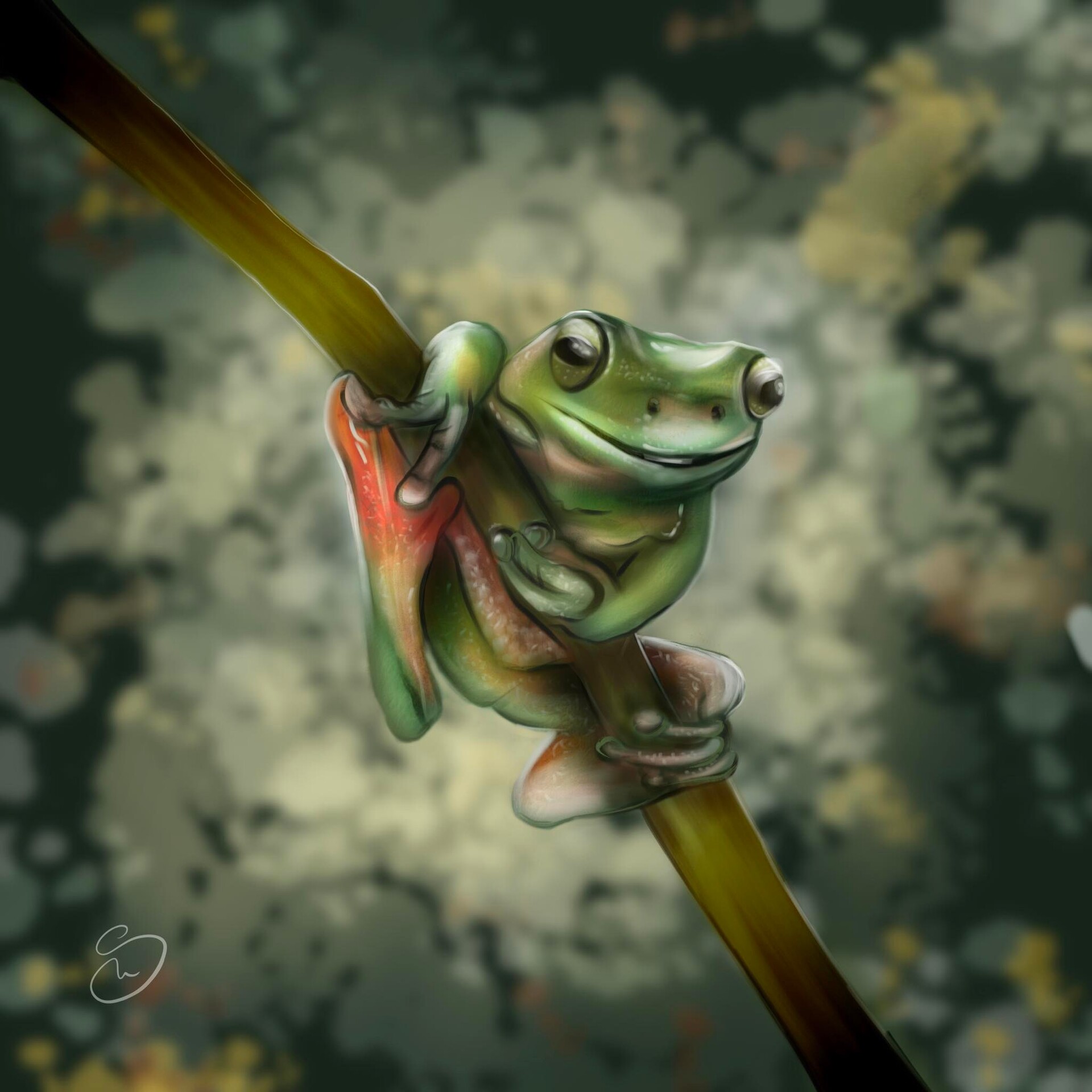 ArtStation - Frog illustration