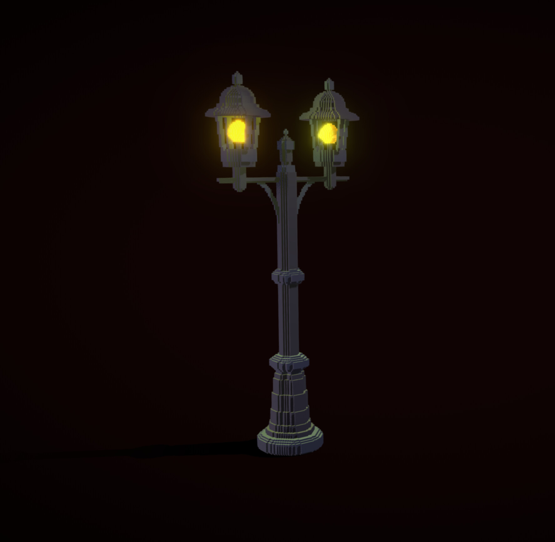 ArtStation - Twin Light Lamp Post
