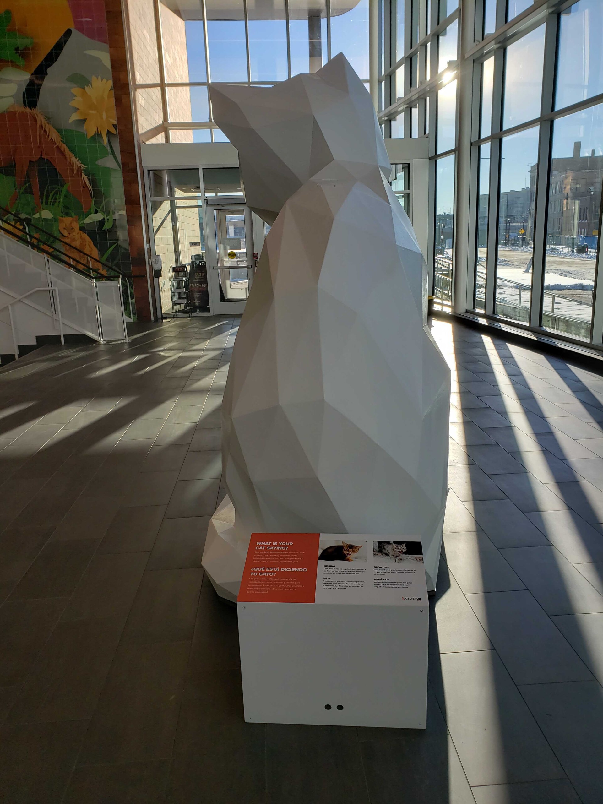 KC Simon - CSU Cat Behavior Statue