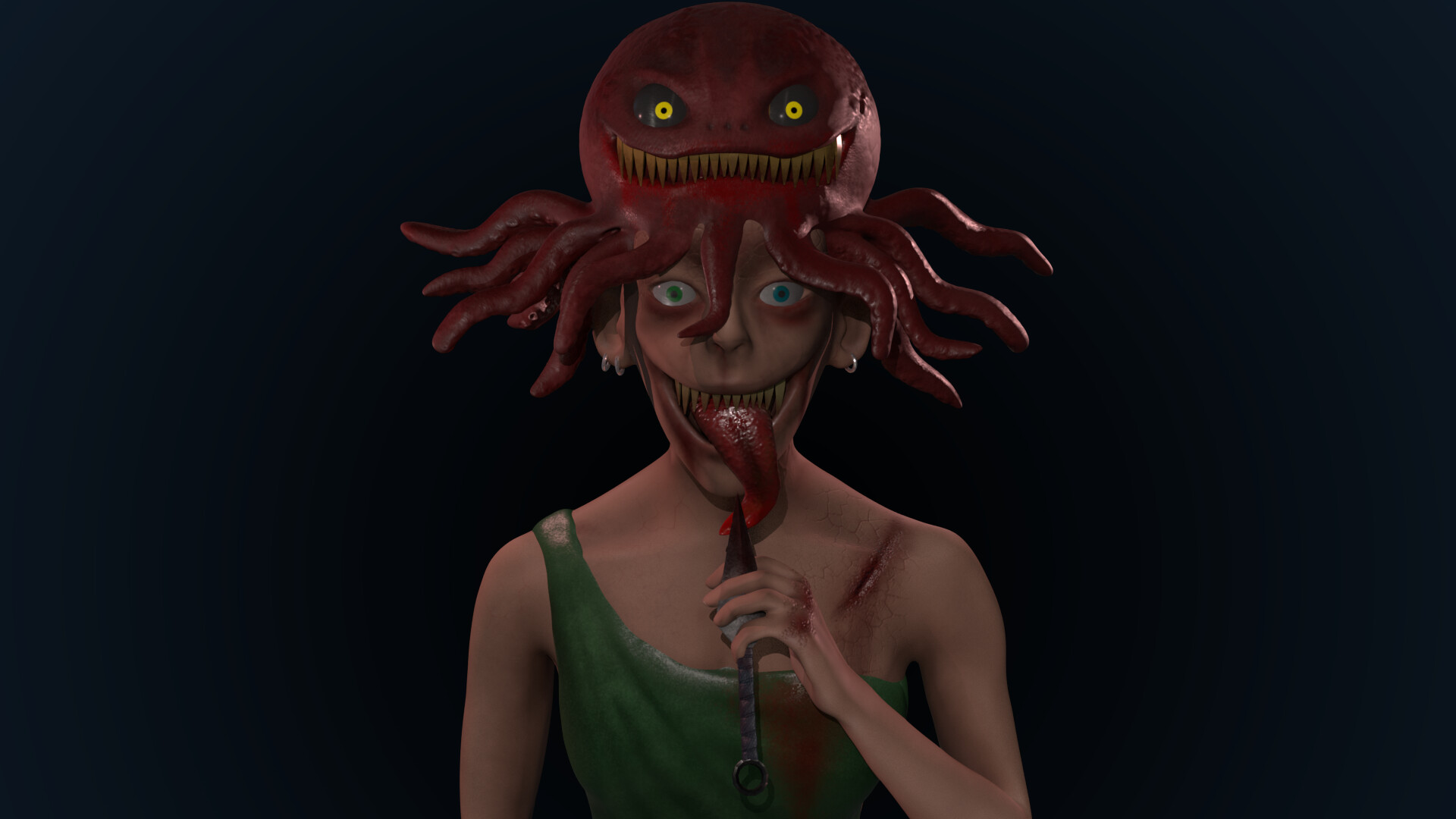 ArtStation - Octopus Lady