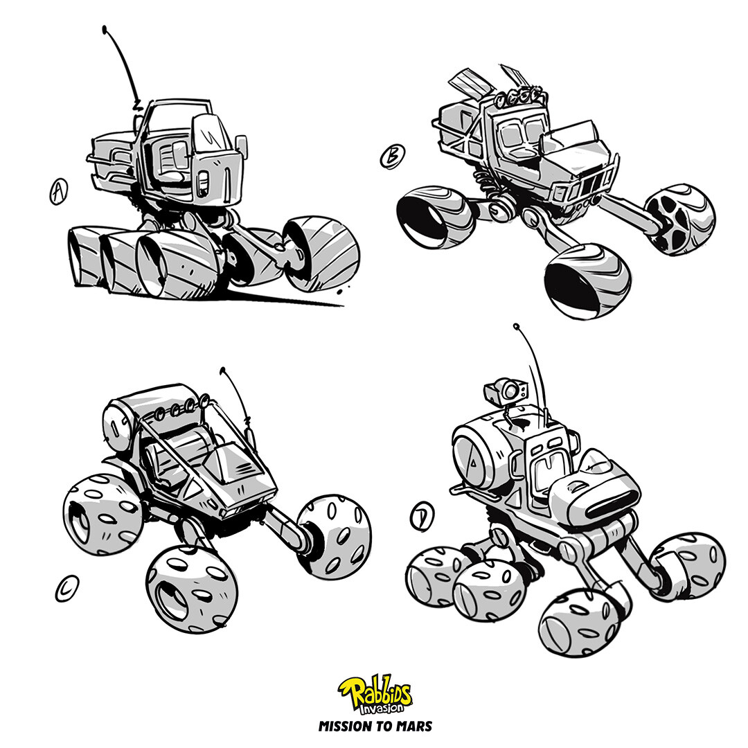 Luc Grzesiak - Rabbids Invasion Special: Mission to Mars (Design)