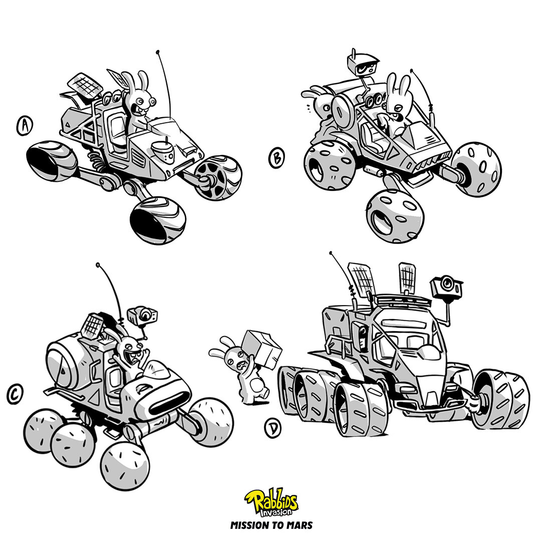 Luc Grzesiak - Rabbids Invasion Special: Mission to Mars (Design)