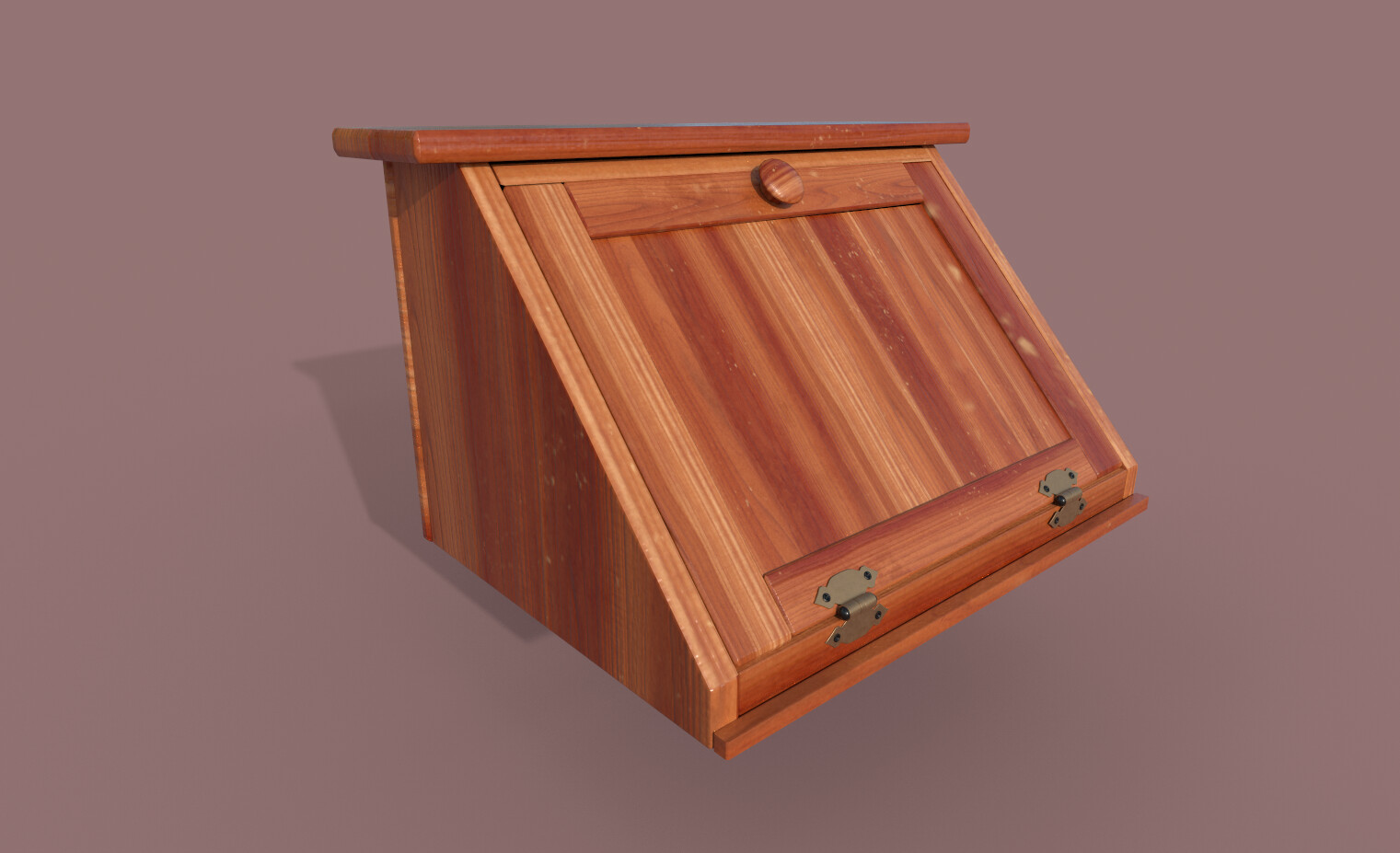 ArtStation - Wooden Bread Box