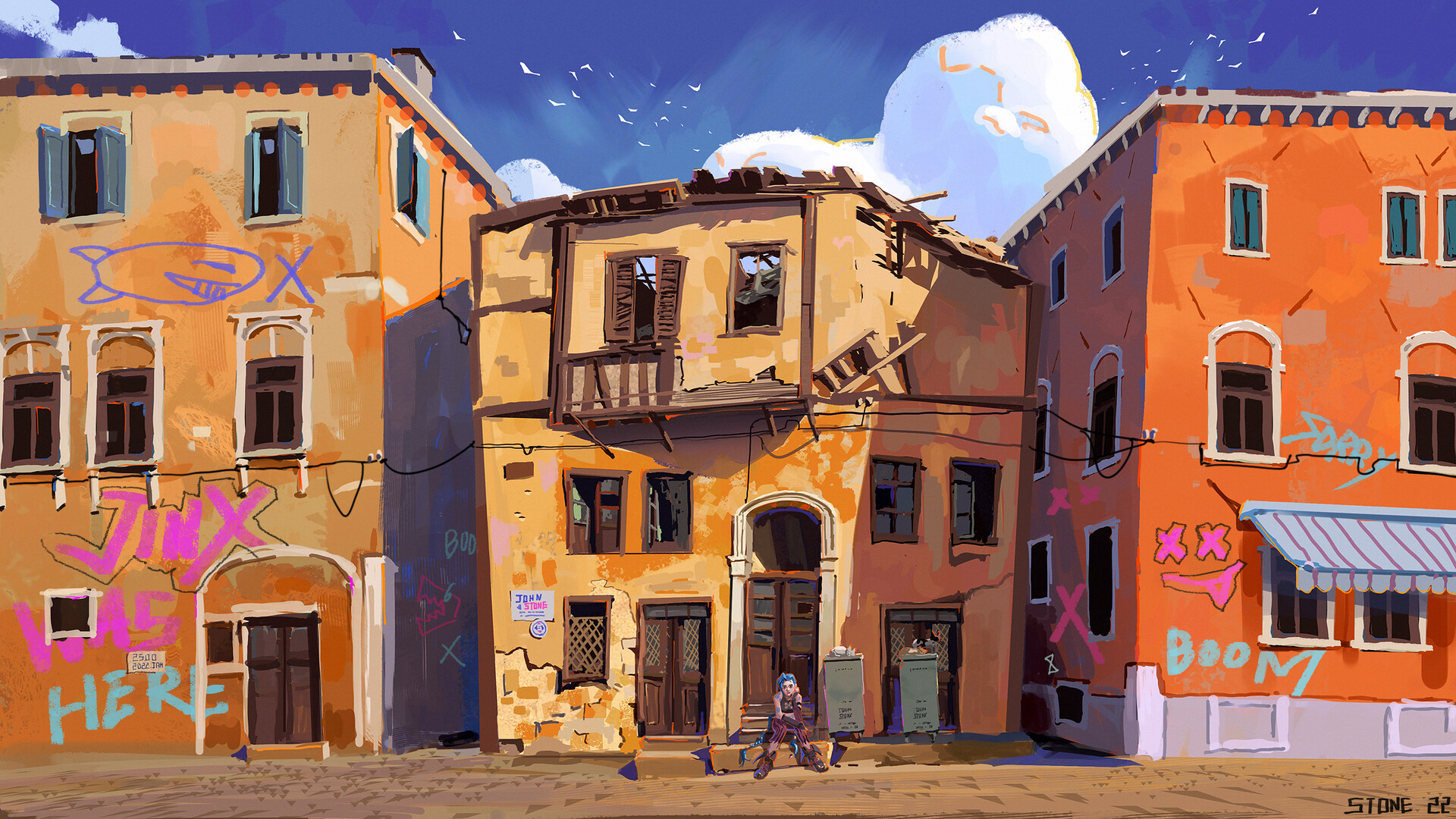 ArtStation - Get jinxed : a speed paint in about 4 hour
