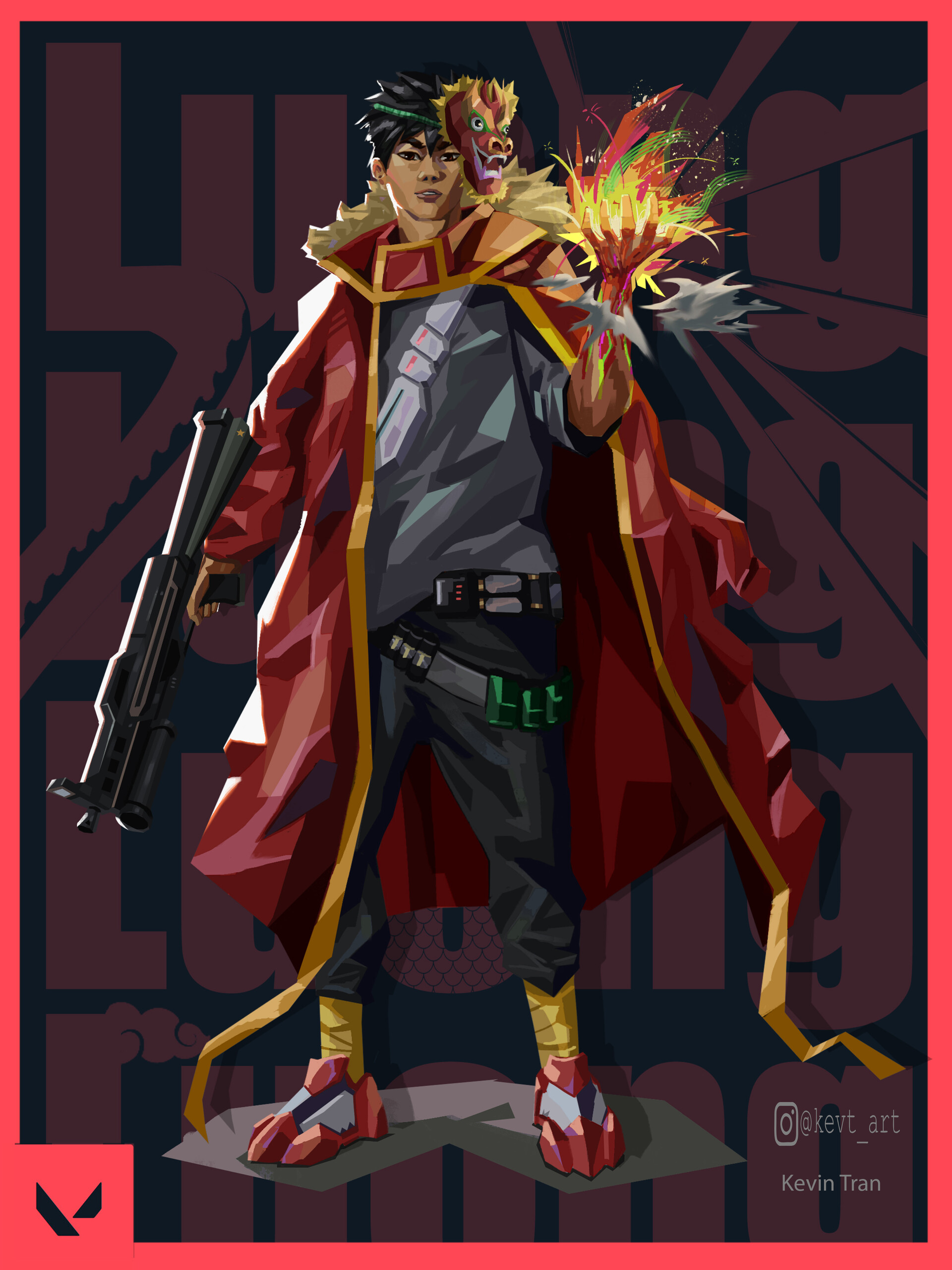 ArtStation - VALORANT Fan character concept - Luong