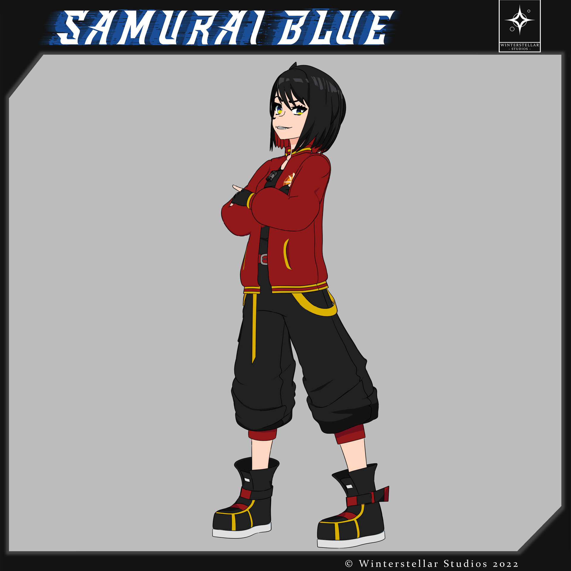 ArtStation - Samurai Blue: Yoko