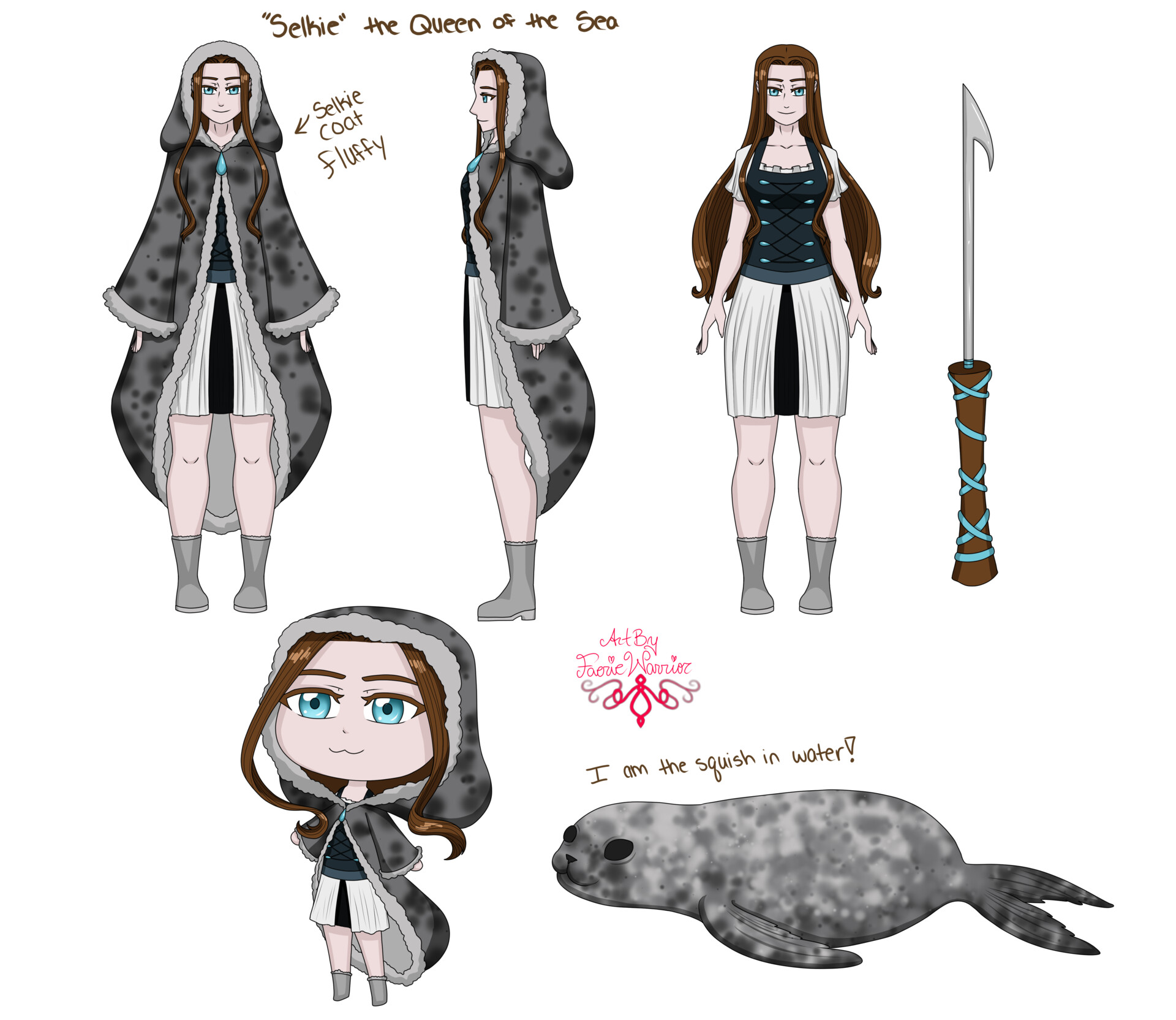 ArtStation - Crush Codex: Ripley Selkie Form