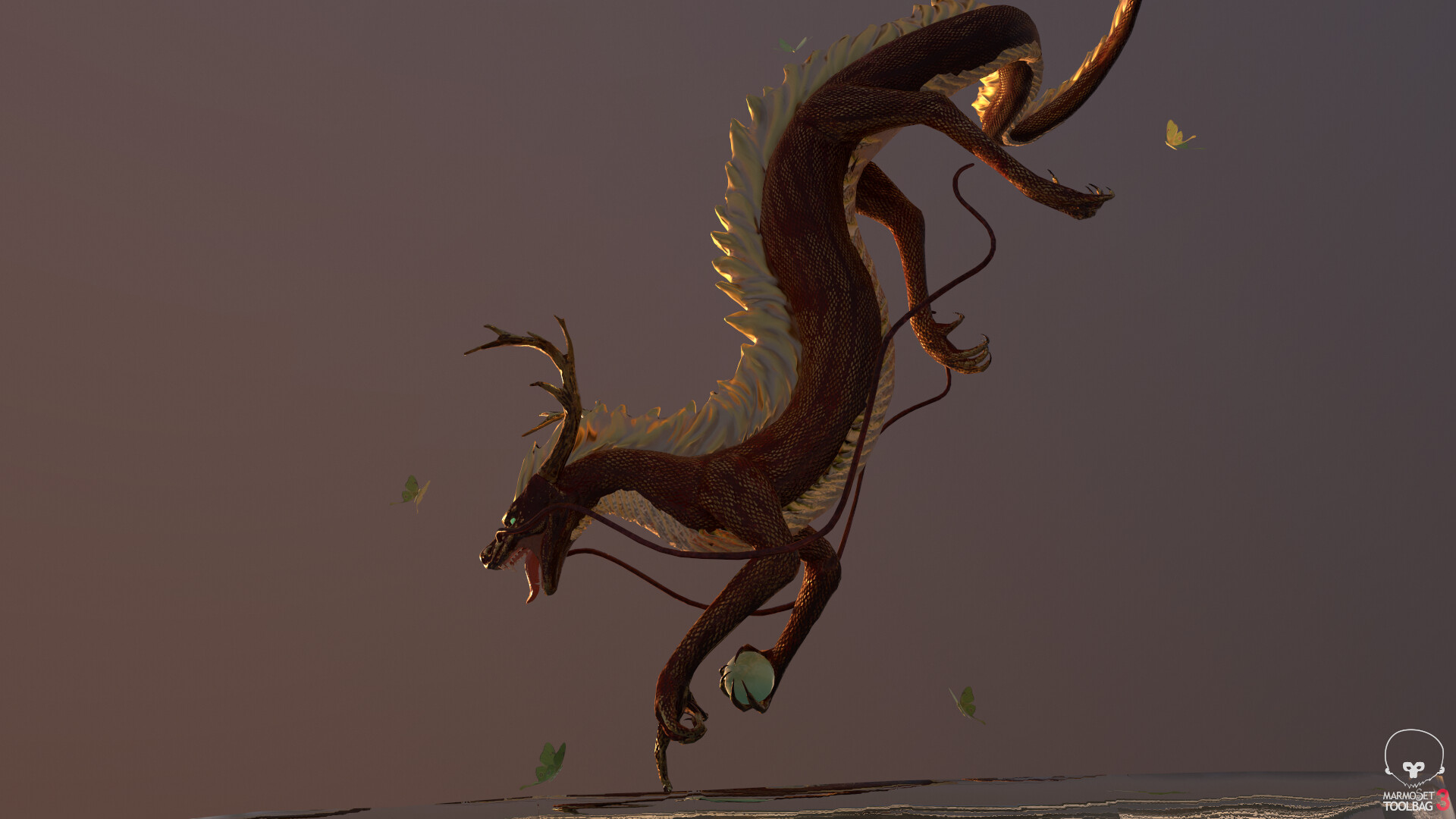 ArtStation - Luna Moth Dragon