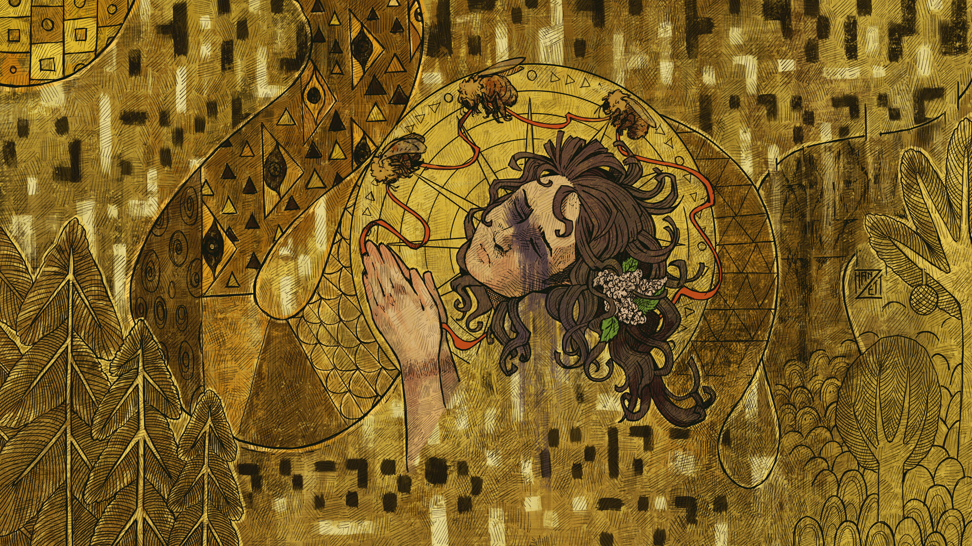 ArtStation - Mandelstam, Klimt and bees