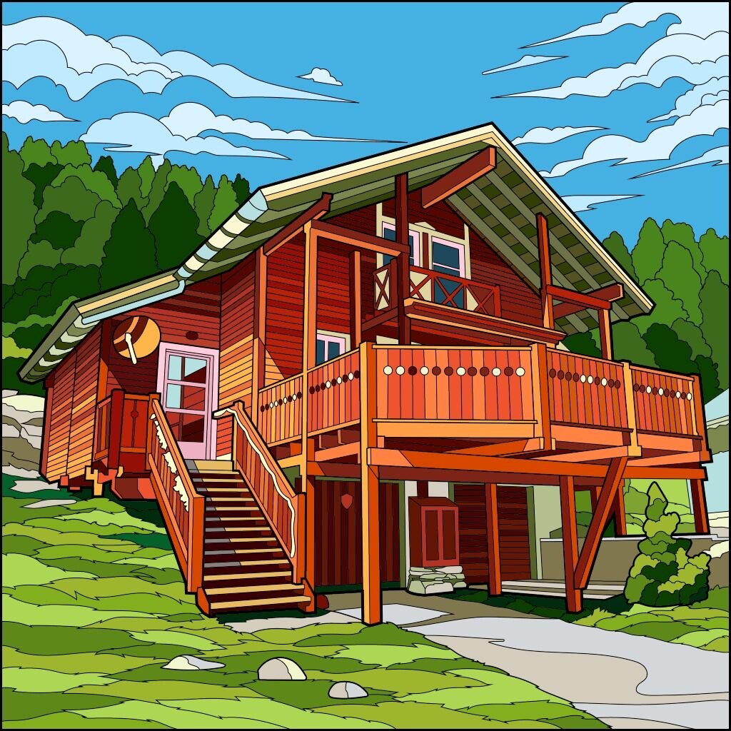 Old slums, by George Johnston : ImaginaryDwellings