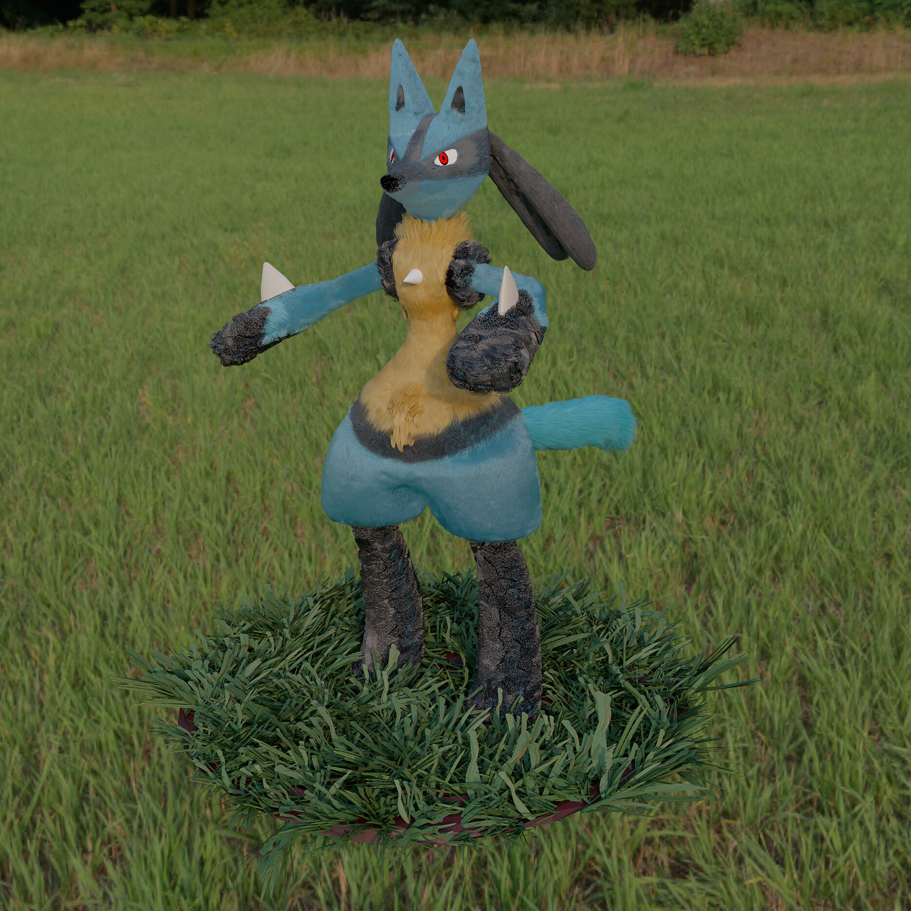 ArtStation - POKEMON LUCARIO